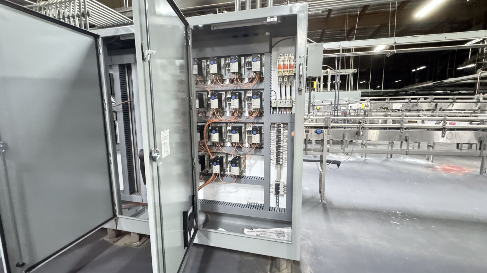 Sentry Conveyor Control Panel, Mild steel, 4 doors, with (25) AB ...