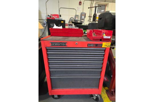Proto 540S 7 drawer portable tool box, (CONTENTS INCLUDED)