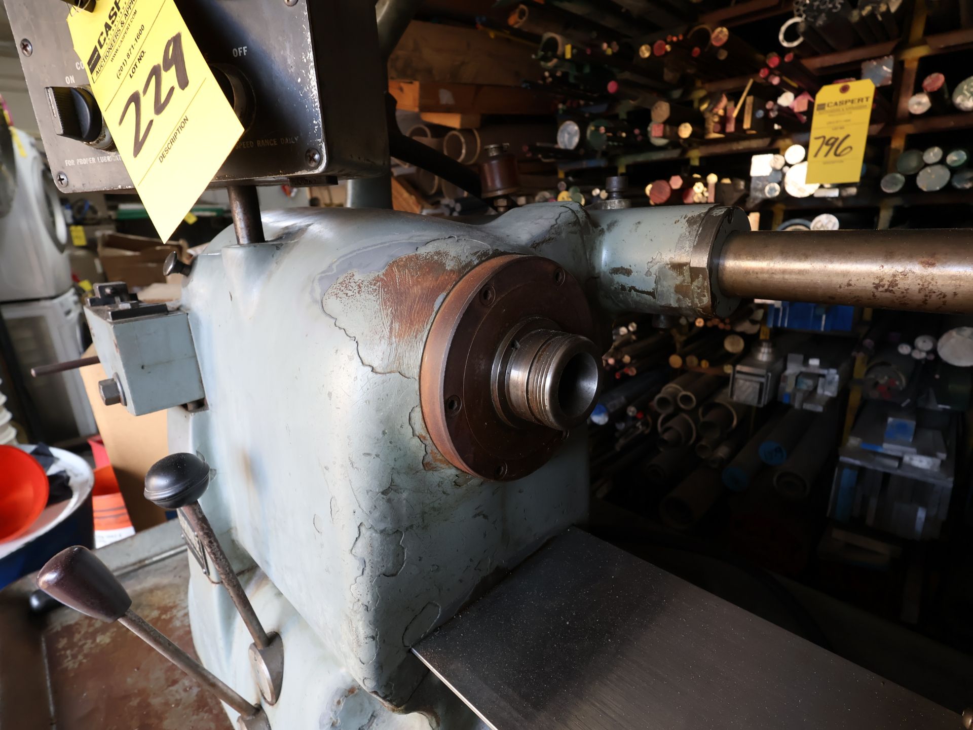 Hardinge Mdl. HC Hand Chucker, w/ 6-Position Turret, Quick Acting ...