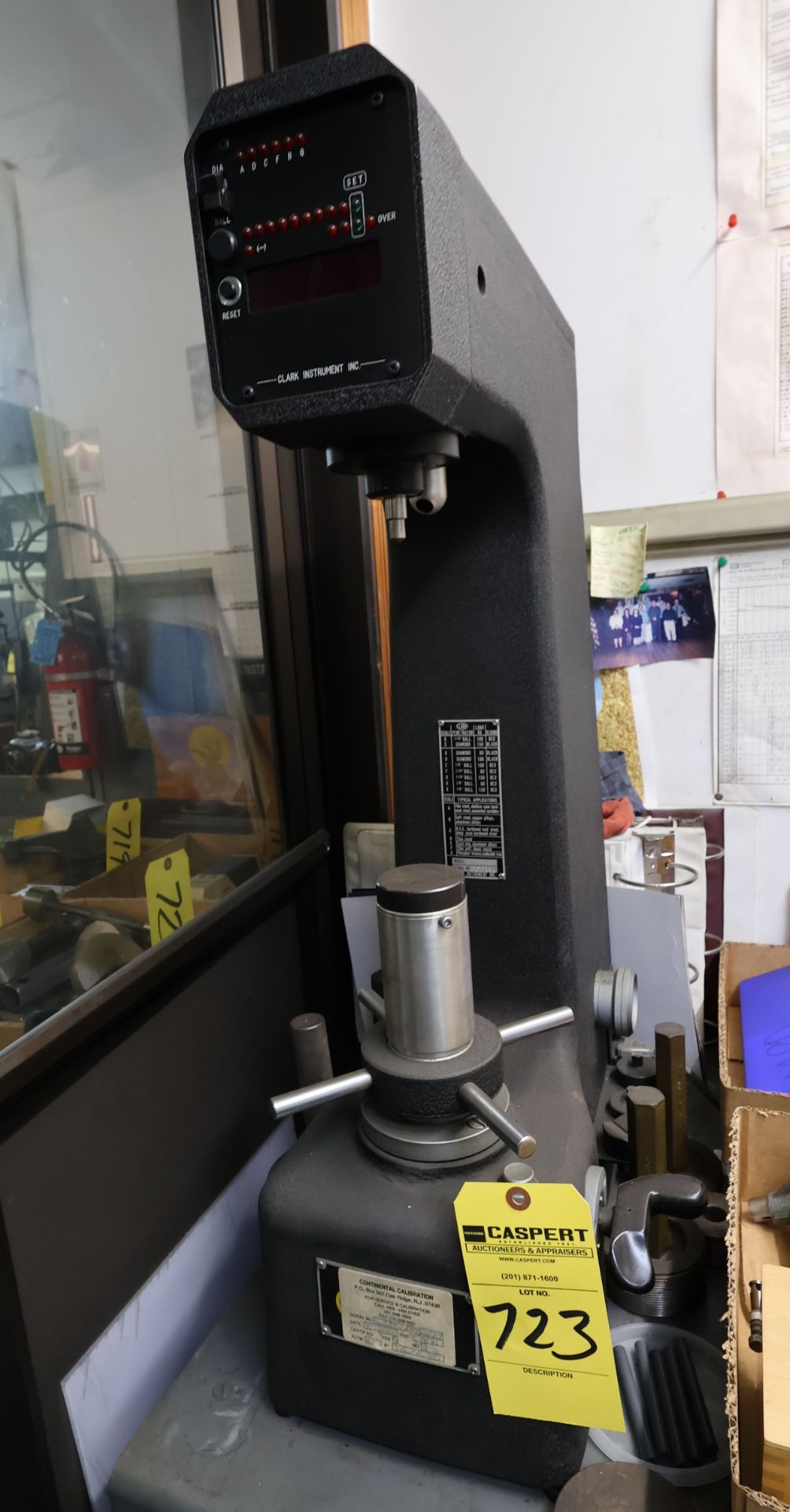 Clark Instrument Mdl. CDT-12 Hardness Tester, S/N: 80D114