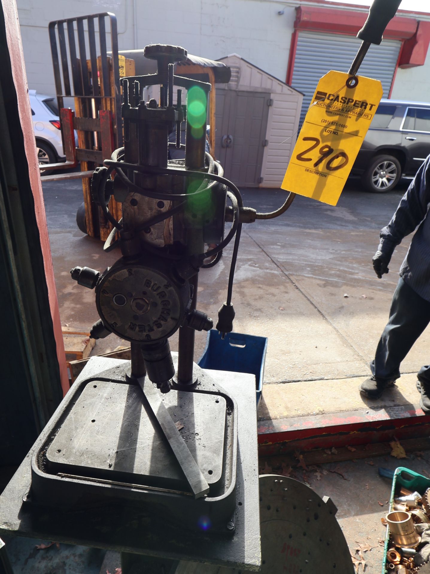 1/4" Burgmaster Mdl. OB 6-Position Bench Type Turret Drill, Single ...