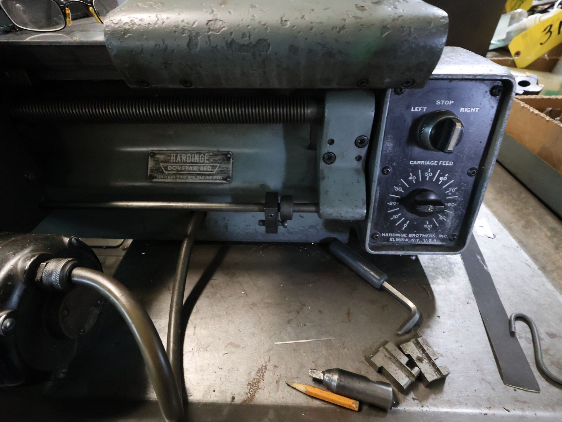 Hardinge HLV-H Precision Lathe, w/ Quick Acting Draw Bar, Vari-Speed ...