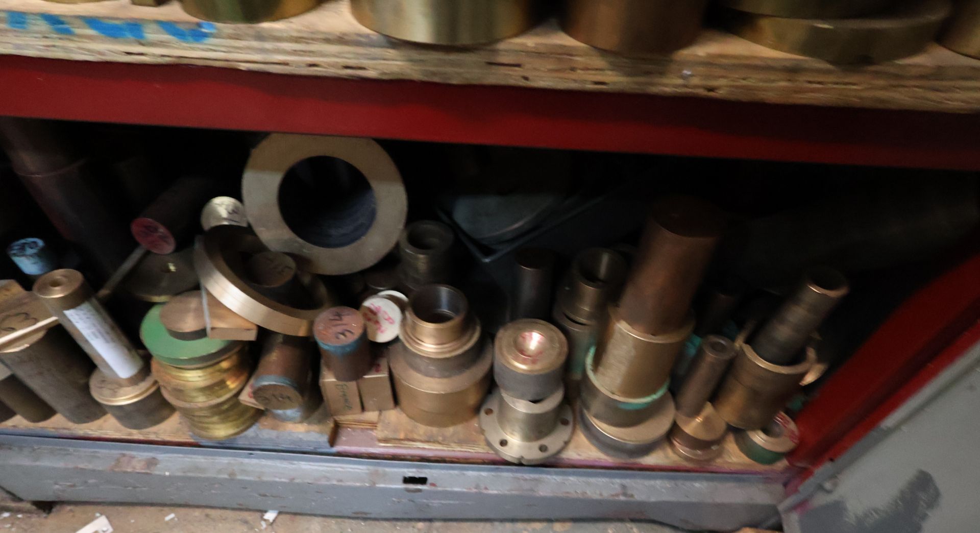 2-Door Steel Cabinet, w/ Monel, Brass, SS, Copper, Tool Steel, etc.