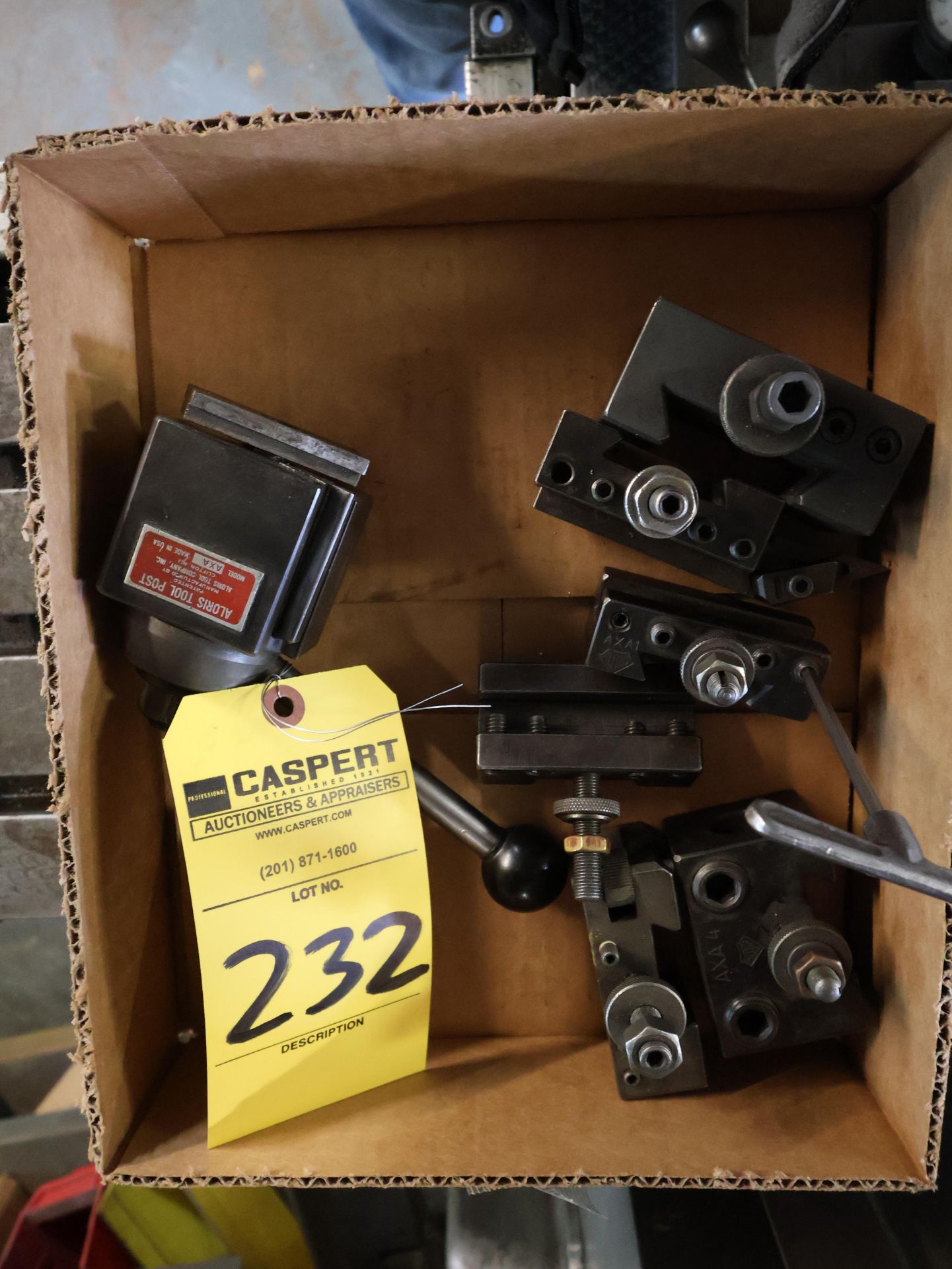 Aloris Mdl. AXS Tool Post & Holders