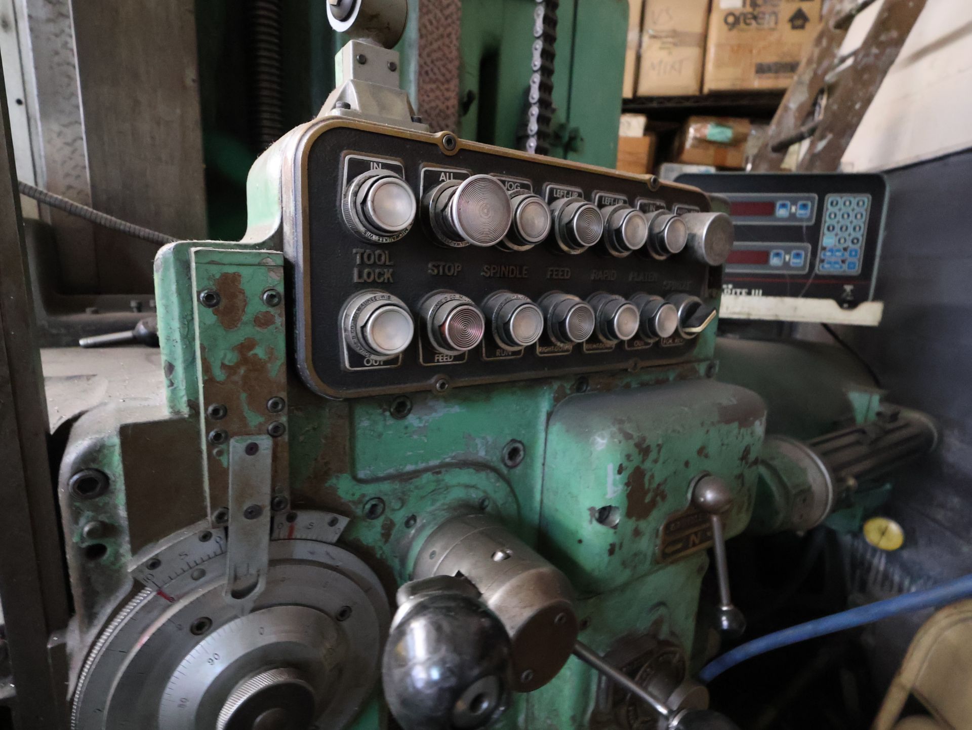 DeVlieg Mdl. 2B-36 Jigmil, w/ 24" x 36" Table, 50 Taper Spindle, 2400 ...