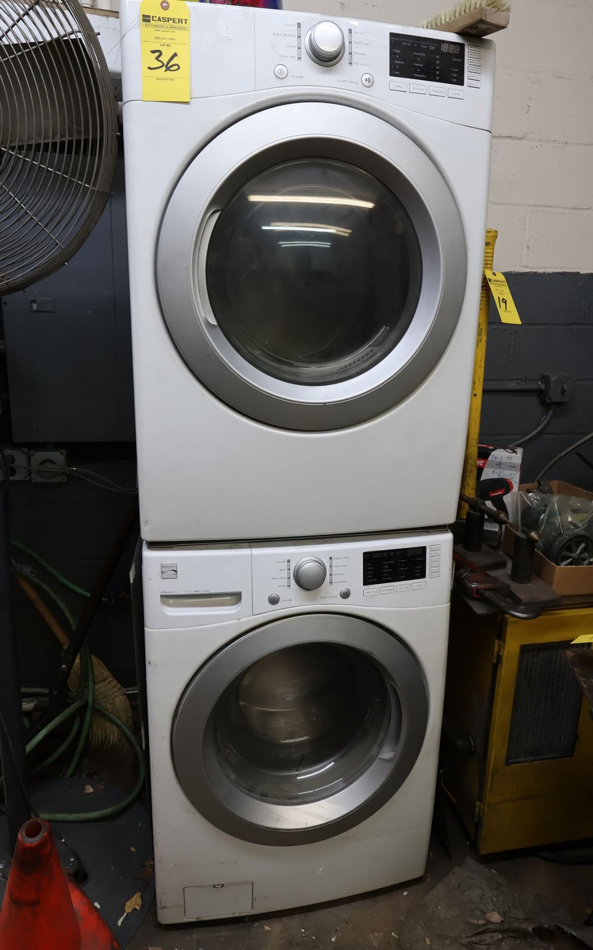 Kenmore Mdl. 796-81182310 Stackable Washer / Dryer, S/N: 601KWMK45083