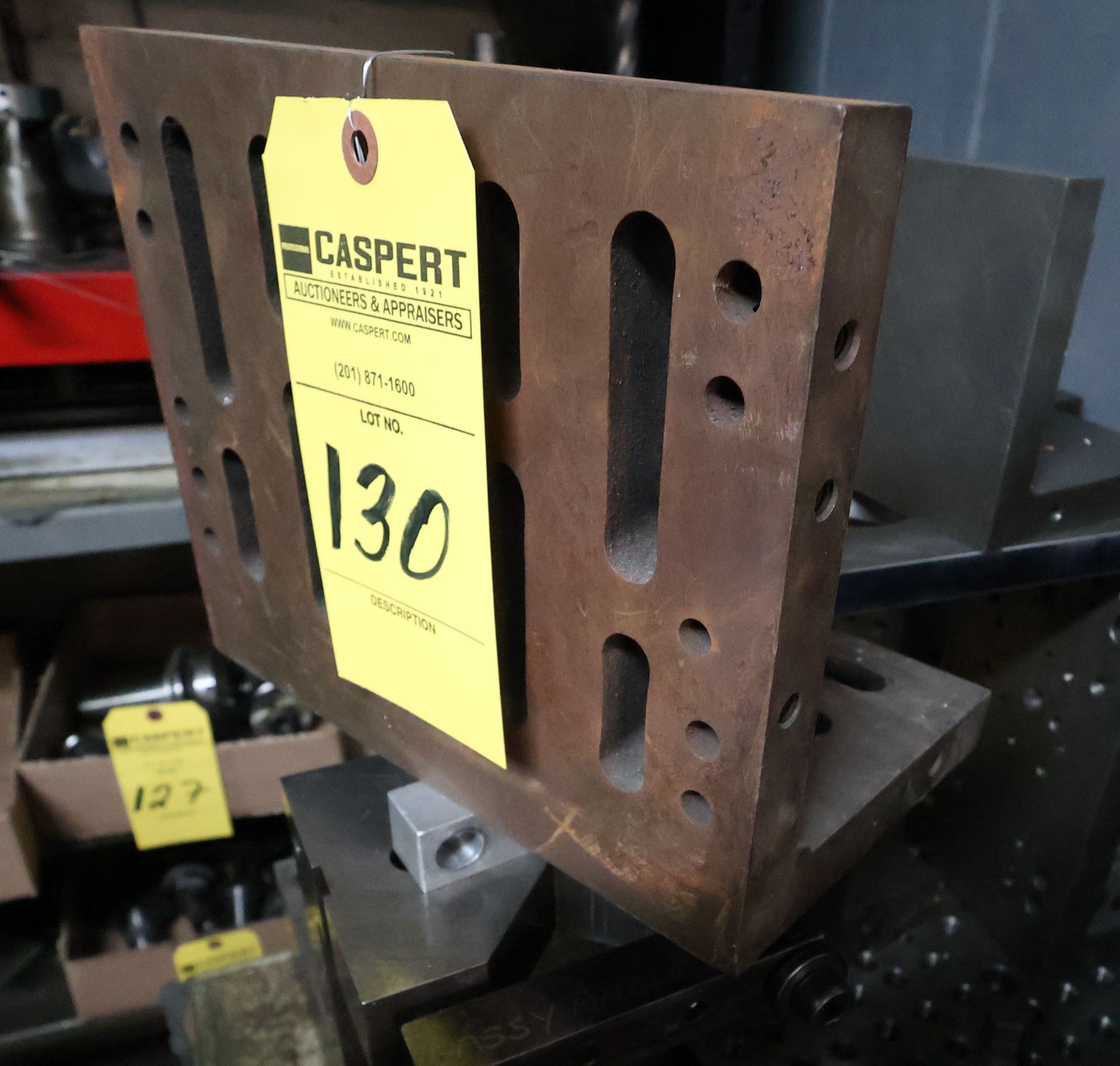 (4)Right Angle Plates, Drilled & Tapped