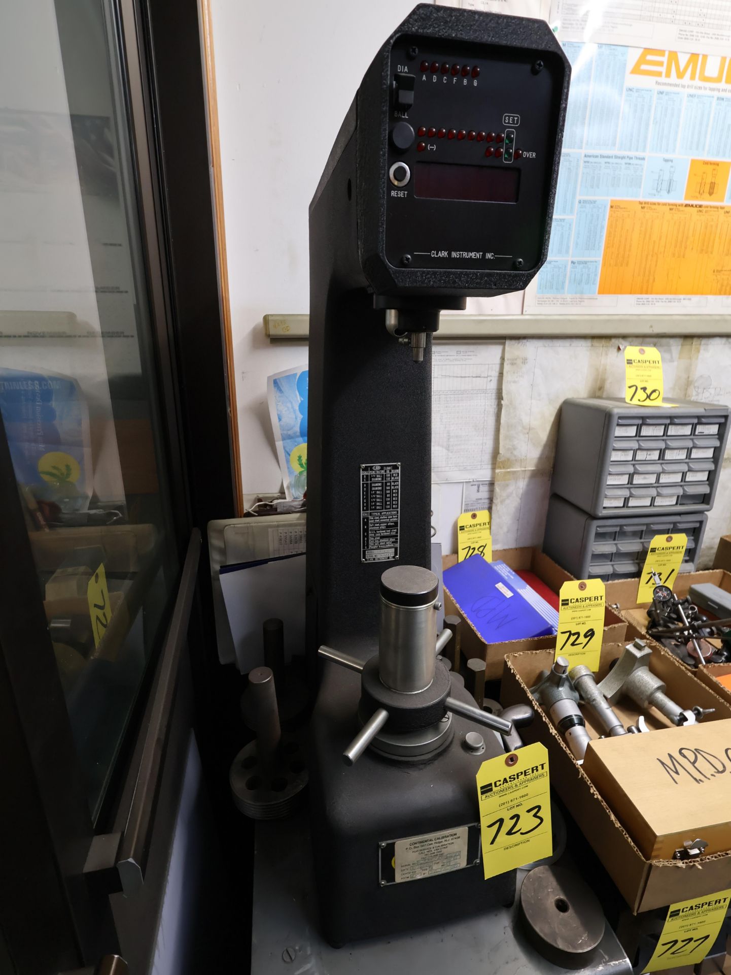 Clark Instrument Mdl. CDT-12 Hardness Tester, S/N: 80D114