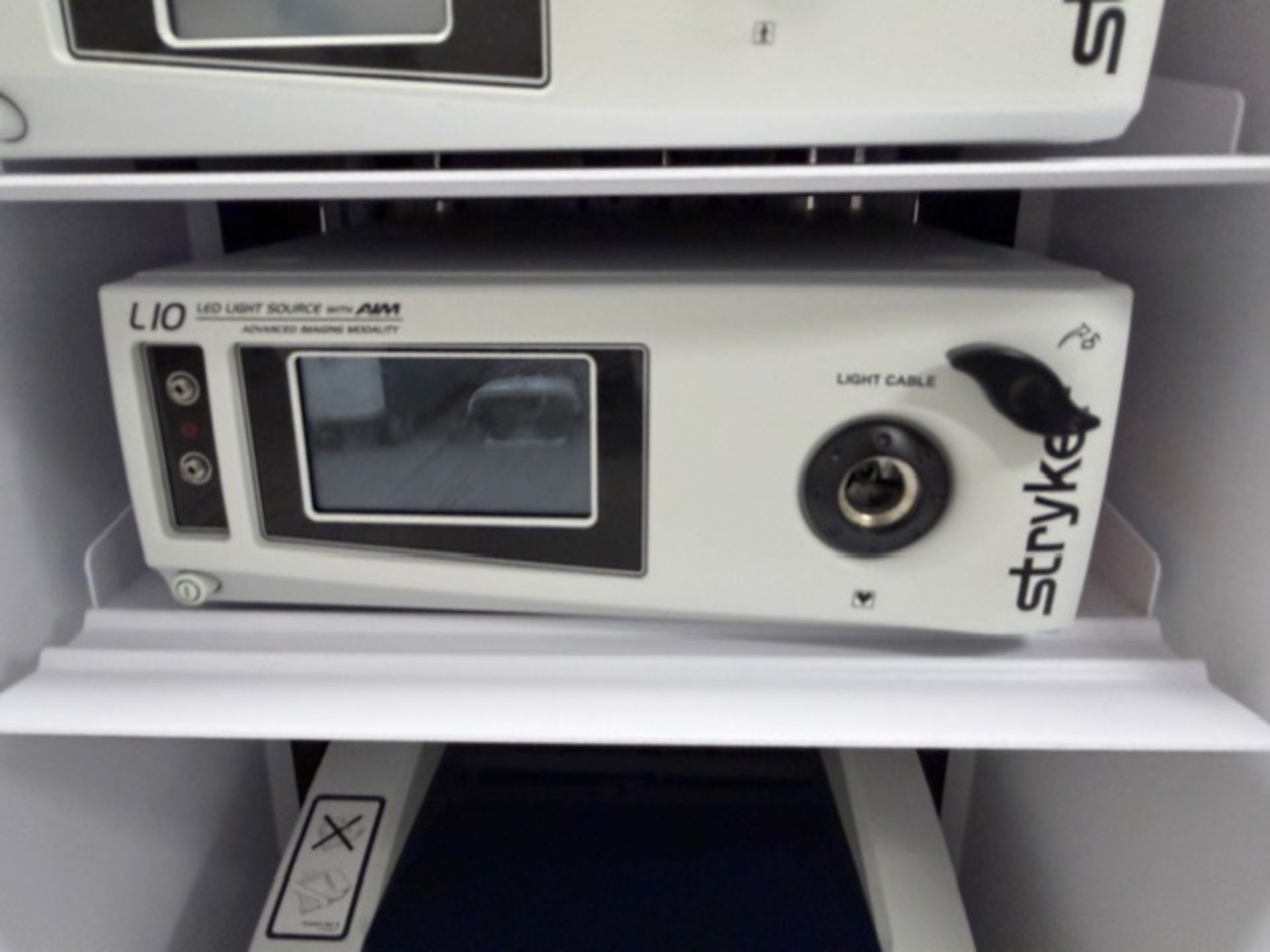 Stryker Endoscopy Tower Consisting of: (1) Stryker Connected, (1 ...