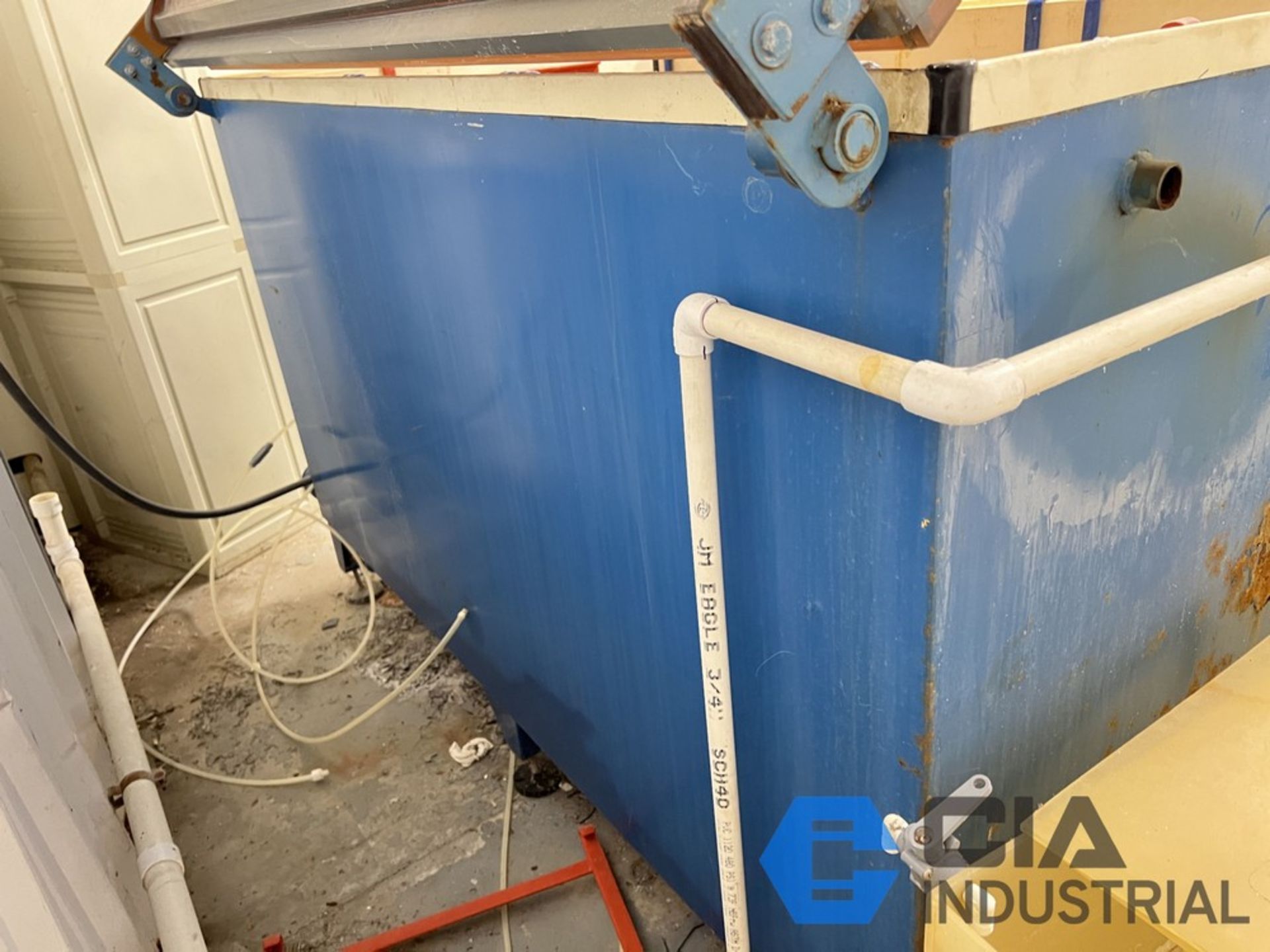 SINGLETON MODEL 23 SALT FOG CHAMBER; S/N 23F-010, 72" X 42" X 38" TANK ...