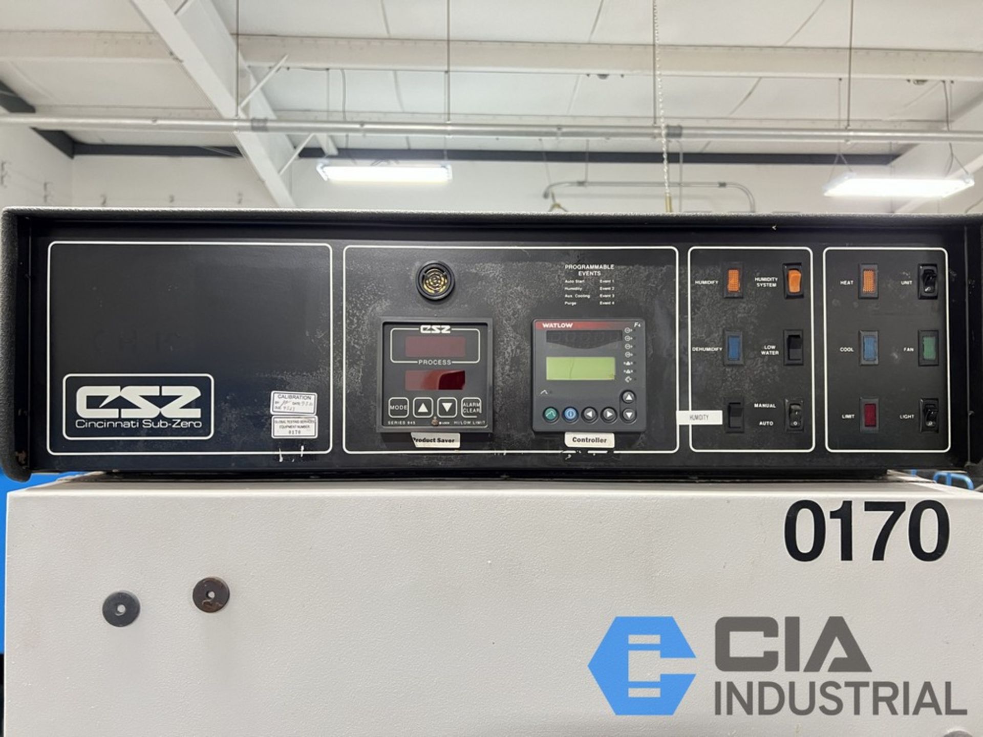 CINCINNATI SUB-ZERO PRODUCTS MODEL ZH-8-1-1-H/AC ENVIRONMENTAL CHAMBER ...