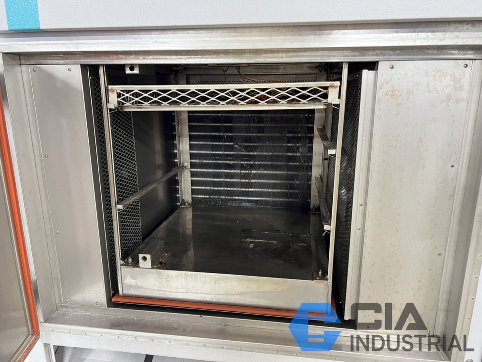 RANSCO IND. MODEL 7108-1 VERTICAL TWO-ZONE ENVIROMENTAL CHAMBER; S/N ...