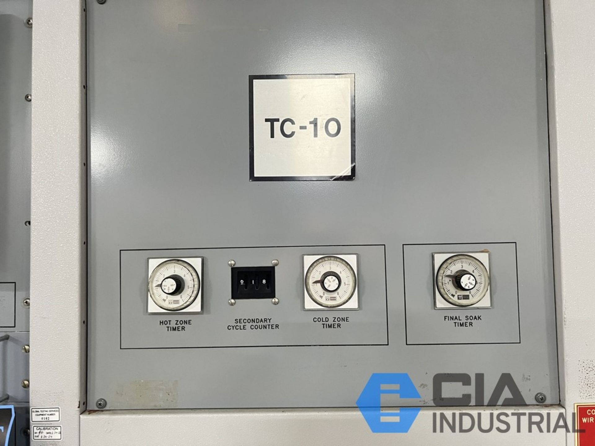 RANSCO IND. MODEL 7108-1 VERTICAL TWO-ZONE ENVIROMENTAL CHAMBER; S/N ...