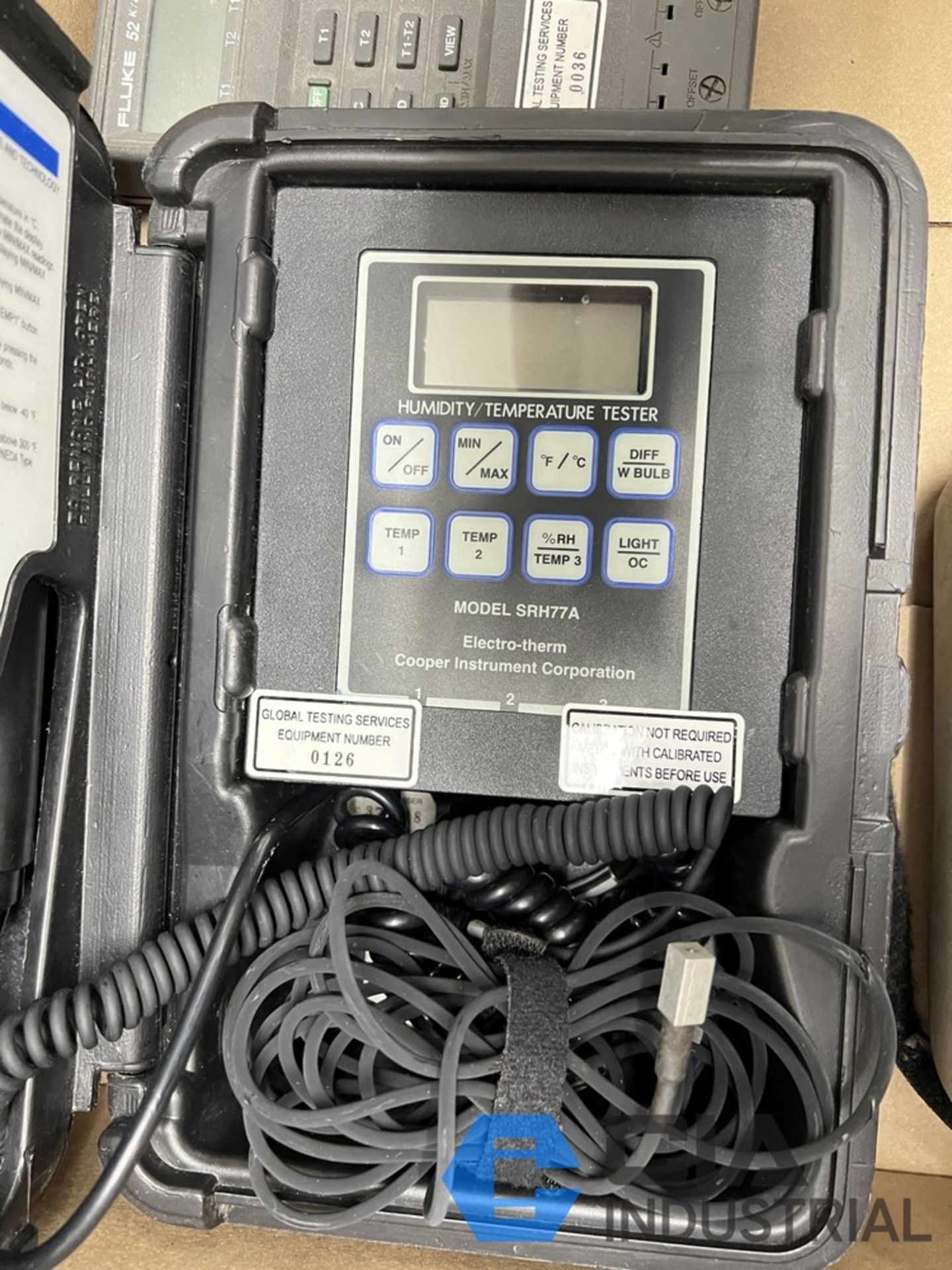 (LOT) DIGITAL THERMOMETERS INCLUDING (2) FLUKE 52, IMS AND ELECTRO ...