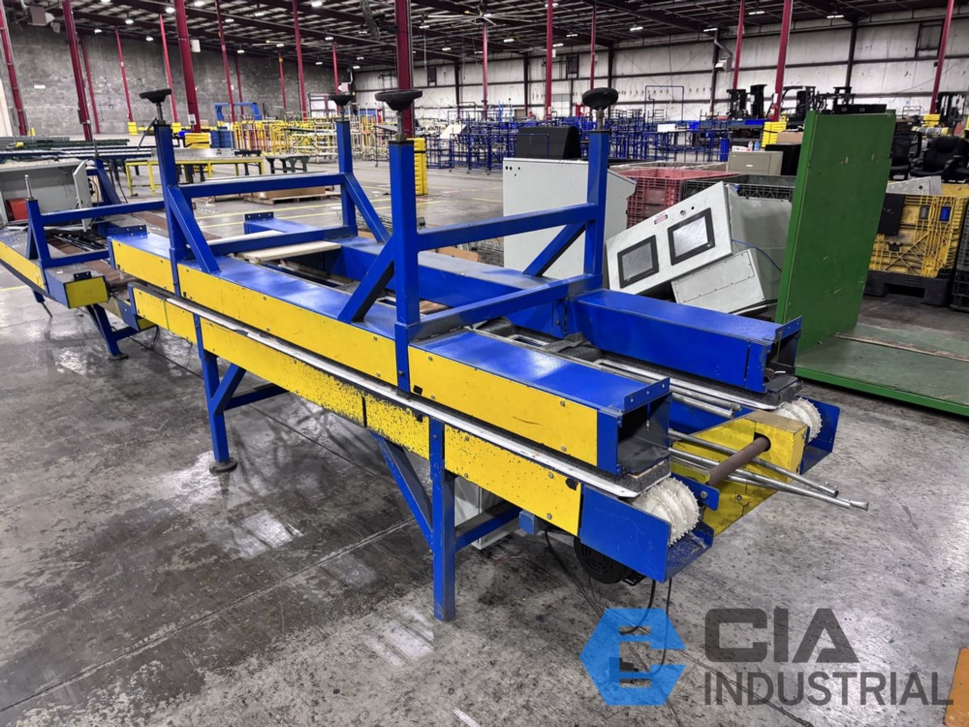 (LOT) OUT OF SERVICE DUAL TRACK 6" CONVEYORS WITH CONVEYOR TRACK AND ...