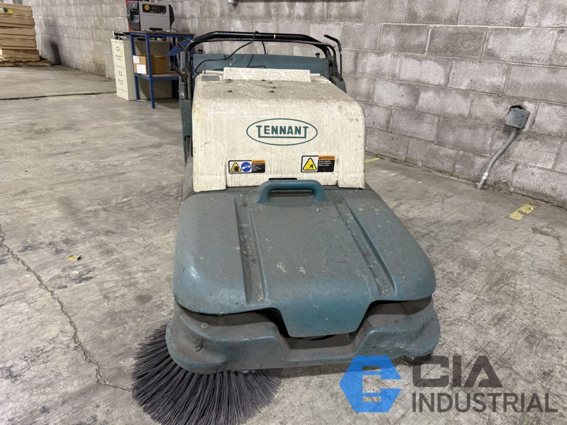 TENNANT MODEL 3640 WALK BEHIND FLOOR SWEEPER