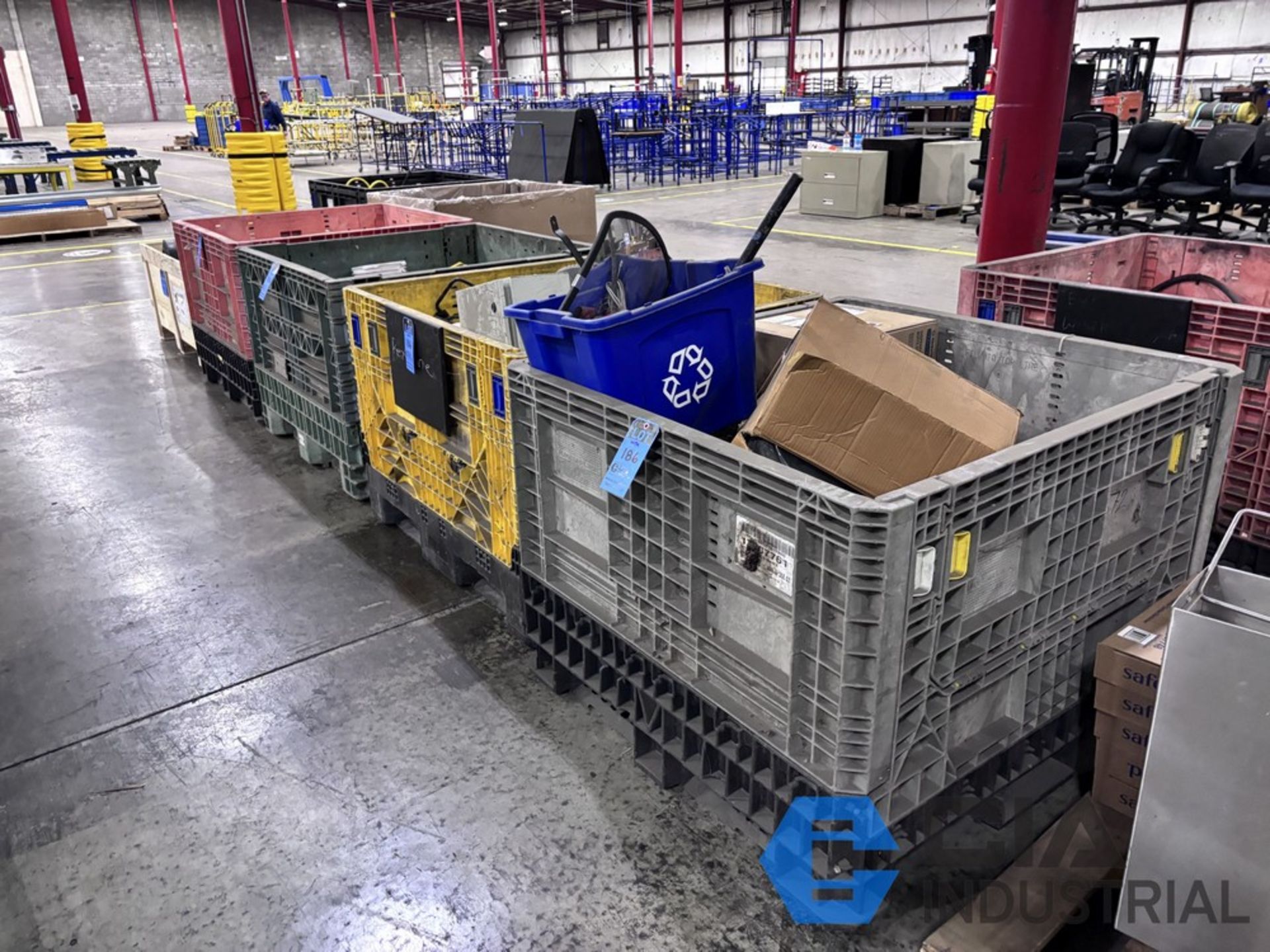 GAYLORDS MISC. STANDS, TAPE, PYLONS, CLEANING SUPPLIES, DISPENSERS