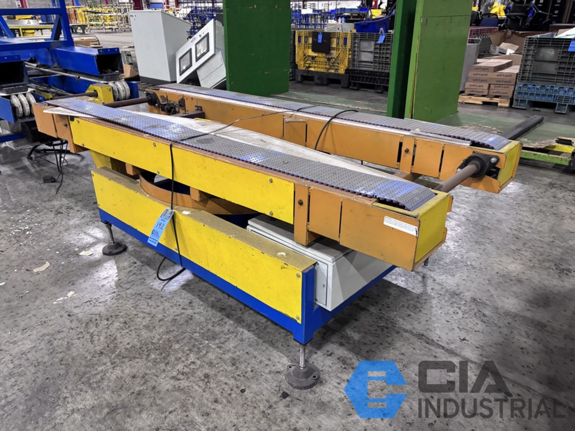 (LOT) OUT OF SERVICE DUAL TRACK 6" CONVEYORS WITH CONVEYOR TRACK AND ...