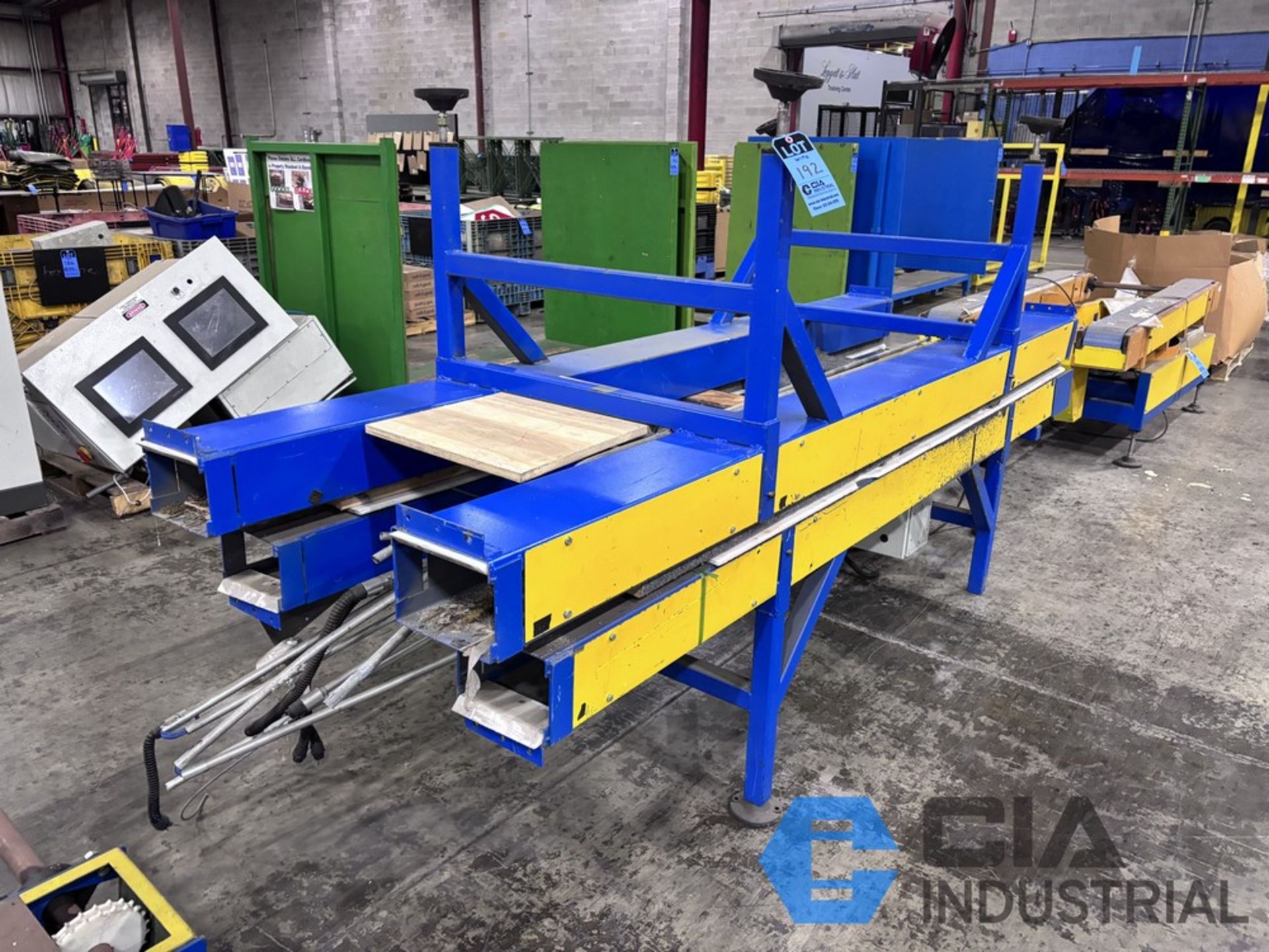 (LOT) OUT OF SERVICE DUAL TRACK 6" CONVEYORS WITH CONVEYOR TRACK AND ...