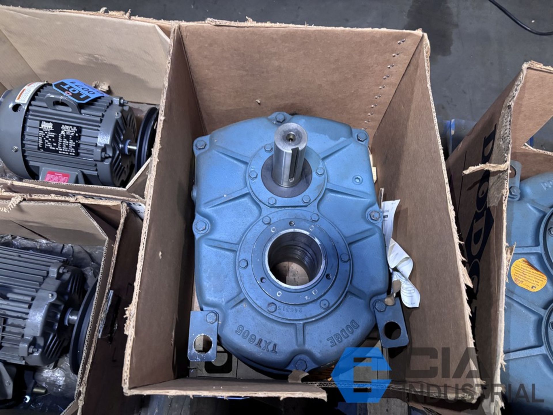 DODGE MODEL TXT605T TORQUE-ARM SPEED REDUCER; P/N 246380 JL E531463 ...