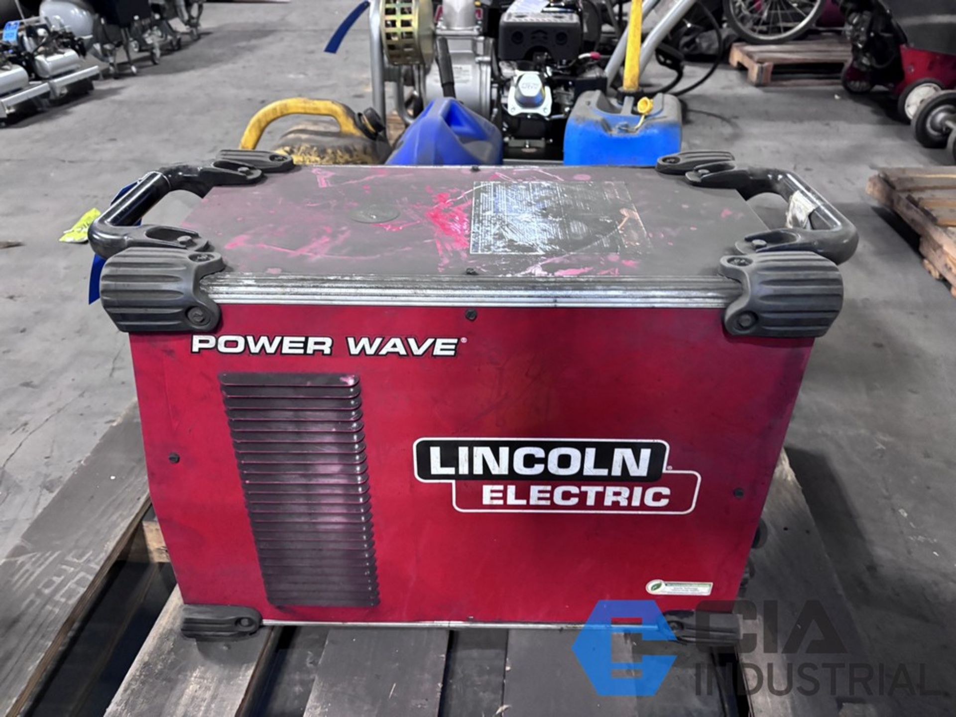 350 AMP LINCOLN ELECTRIC R350 POWERWAVE WELDER; S/N U1550800160