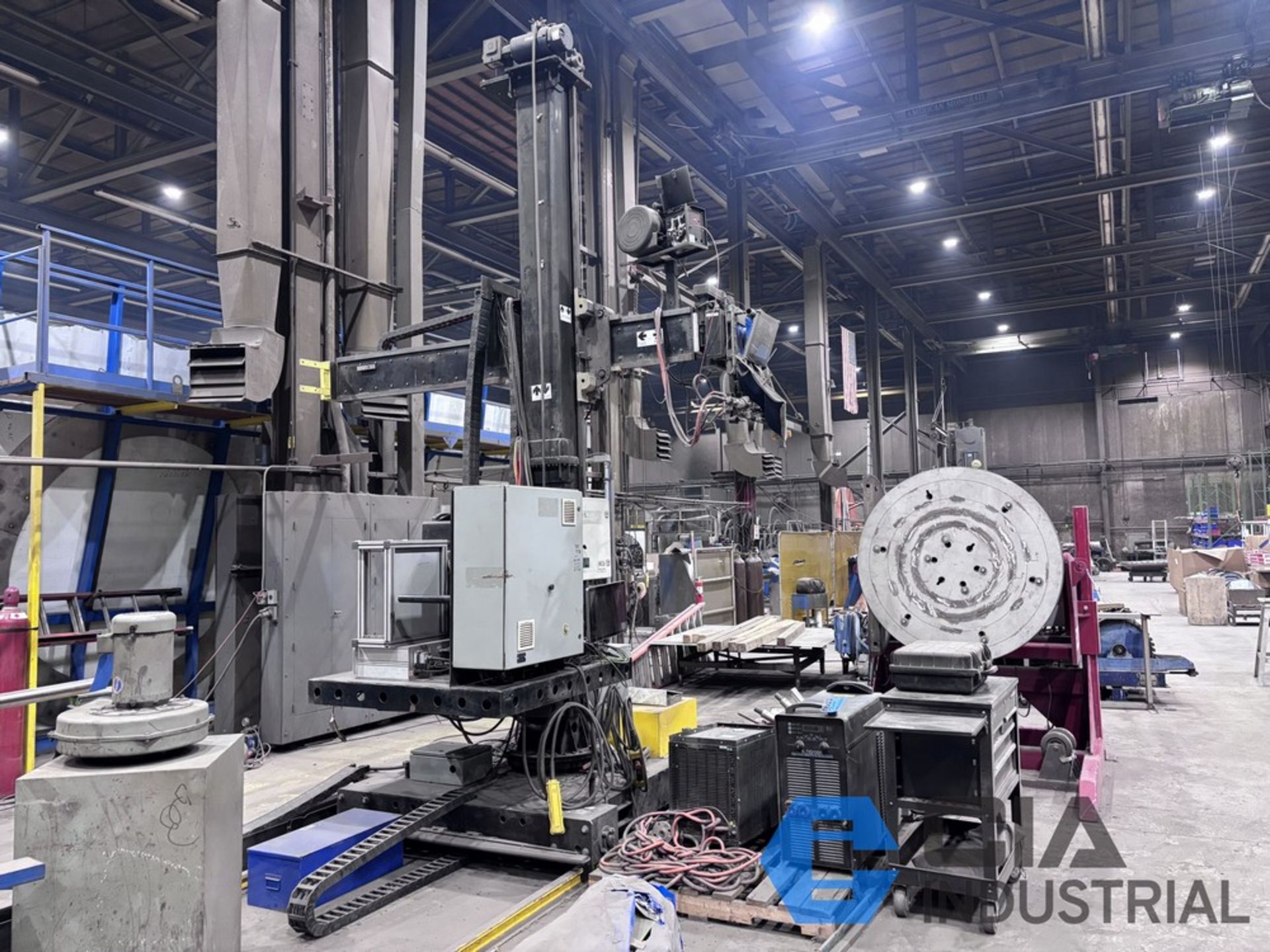 12' X 12' LJ WELDING AUTOMATION MODEL MN12-200 COLUMN AND BOOM WELDING ...