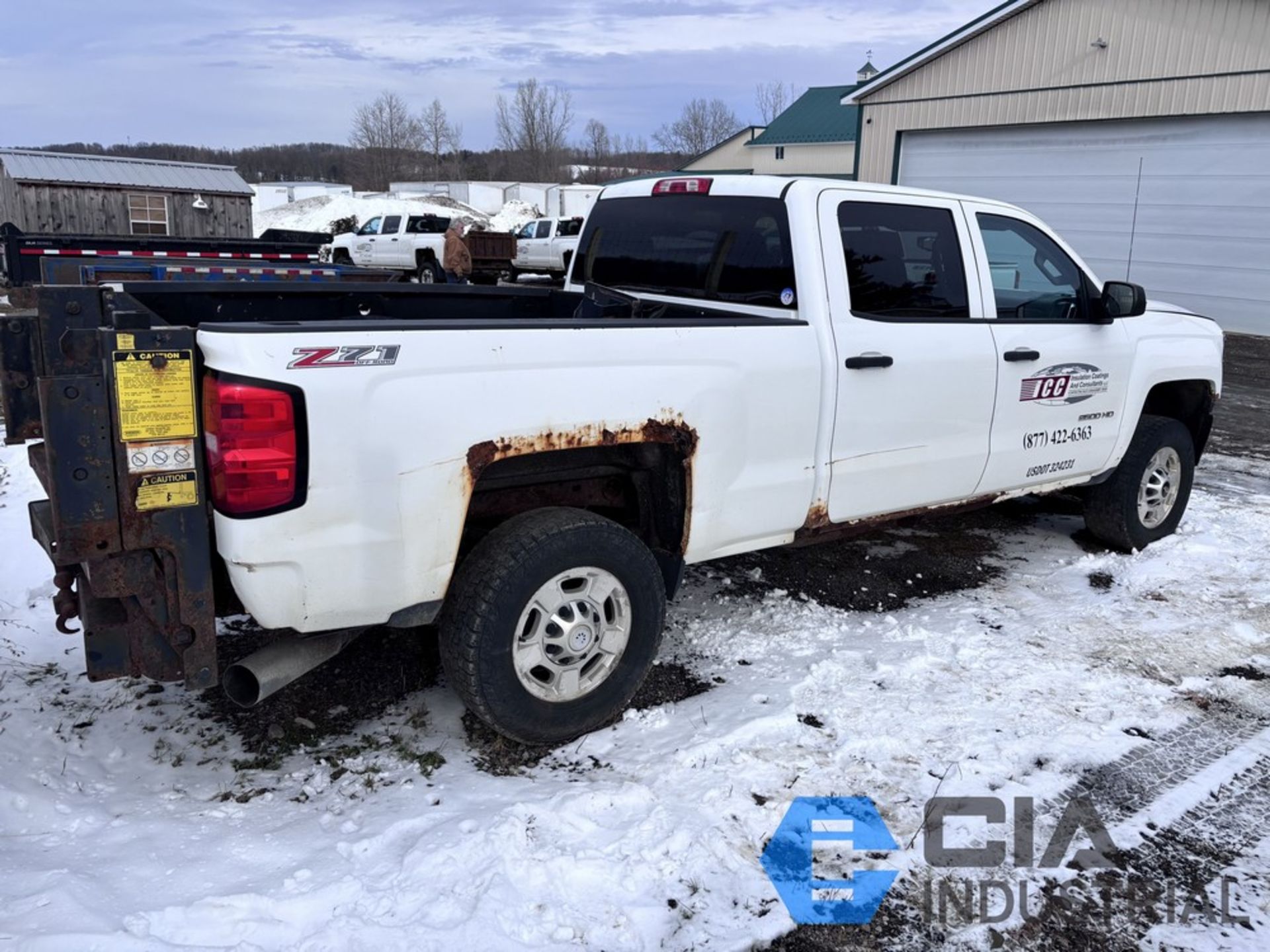 2014 CHEVROLET SILVERADO 2500HD 4X4 DIESEL PICKUP WITH LIFT GATE ...