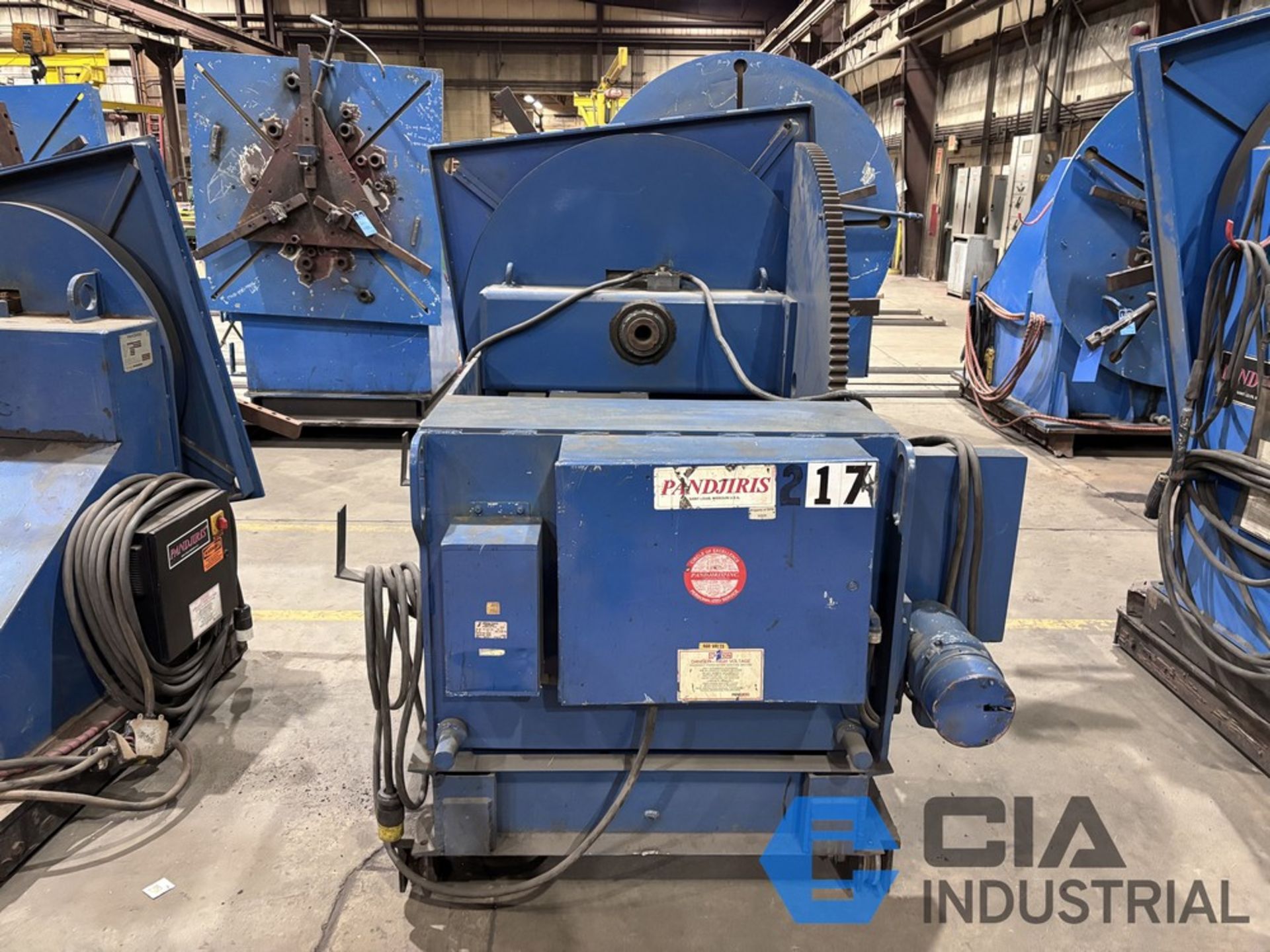 6,000 LB PANDJIRIS MODEL 60-12 WELDING POSITIONER; S/N 10149X04-1, 48 ...
