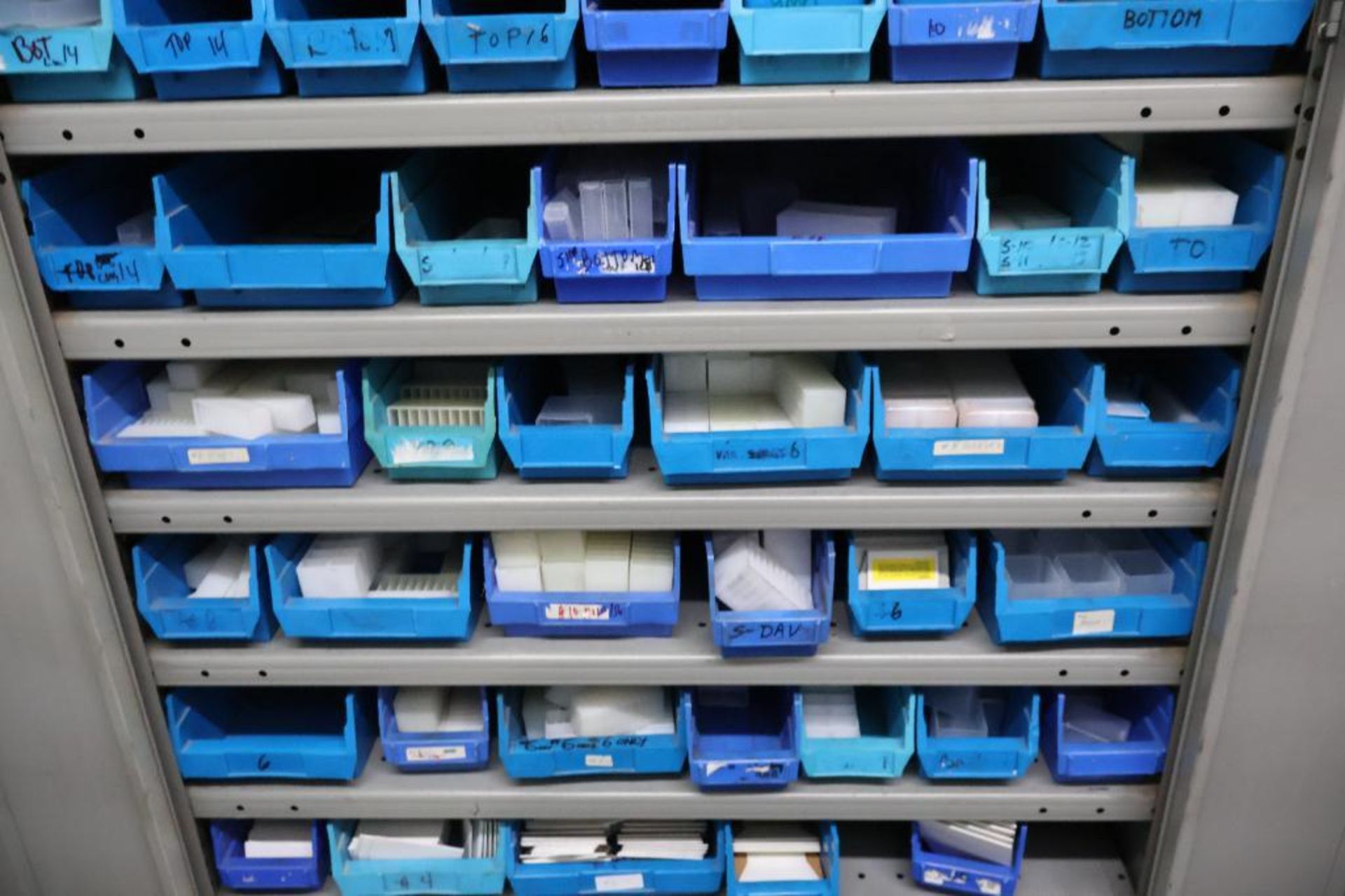 Steel cabinet w/ tool packaging supplies