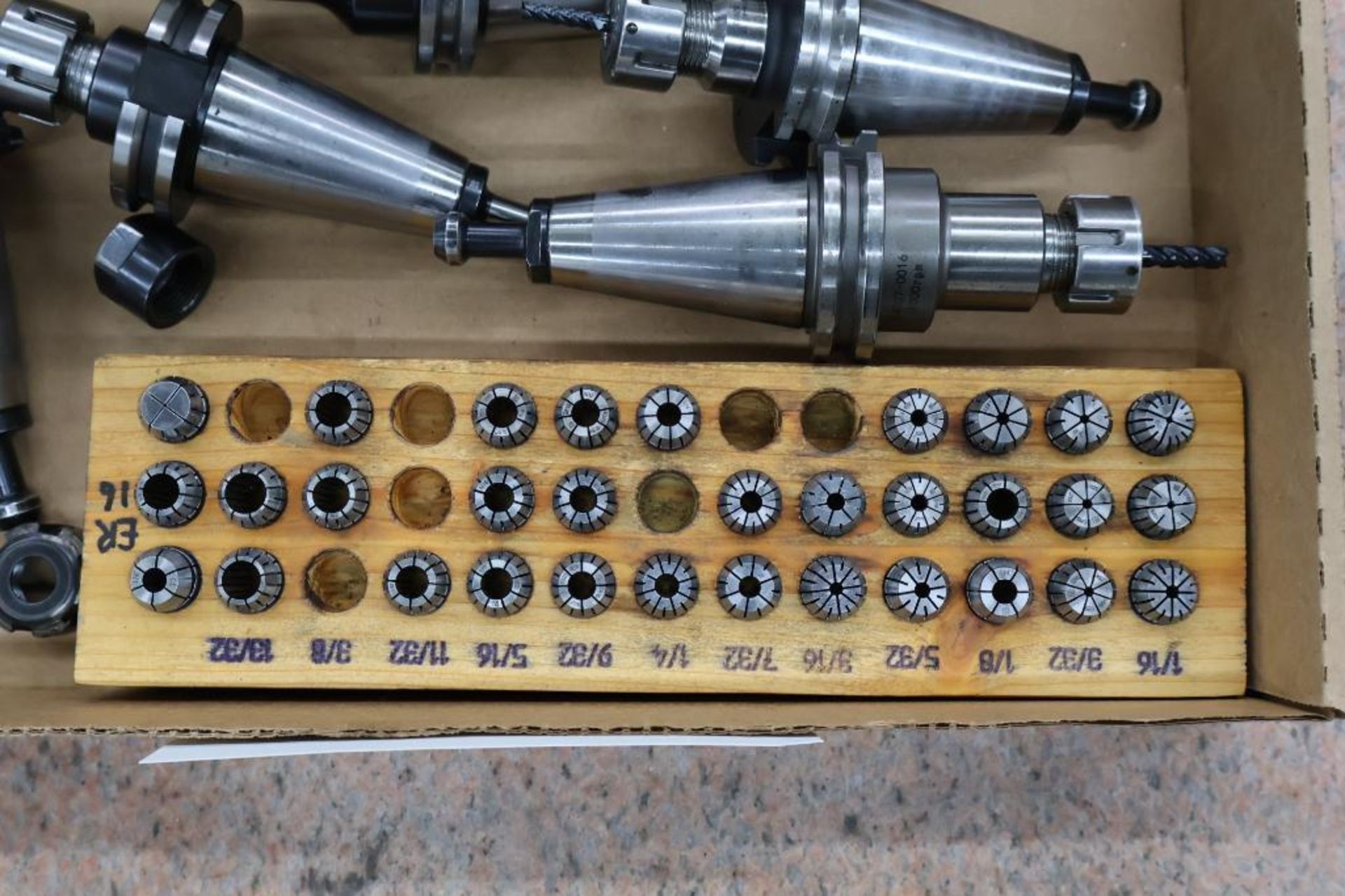 Cat 40 Collet Holders w/ Collets