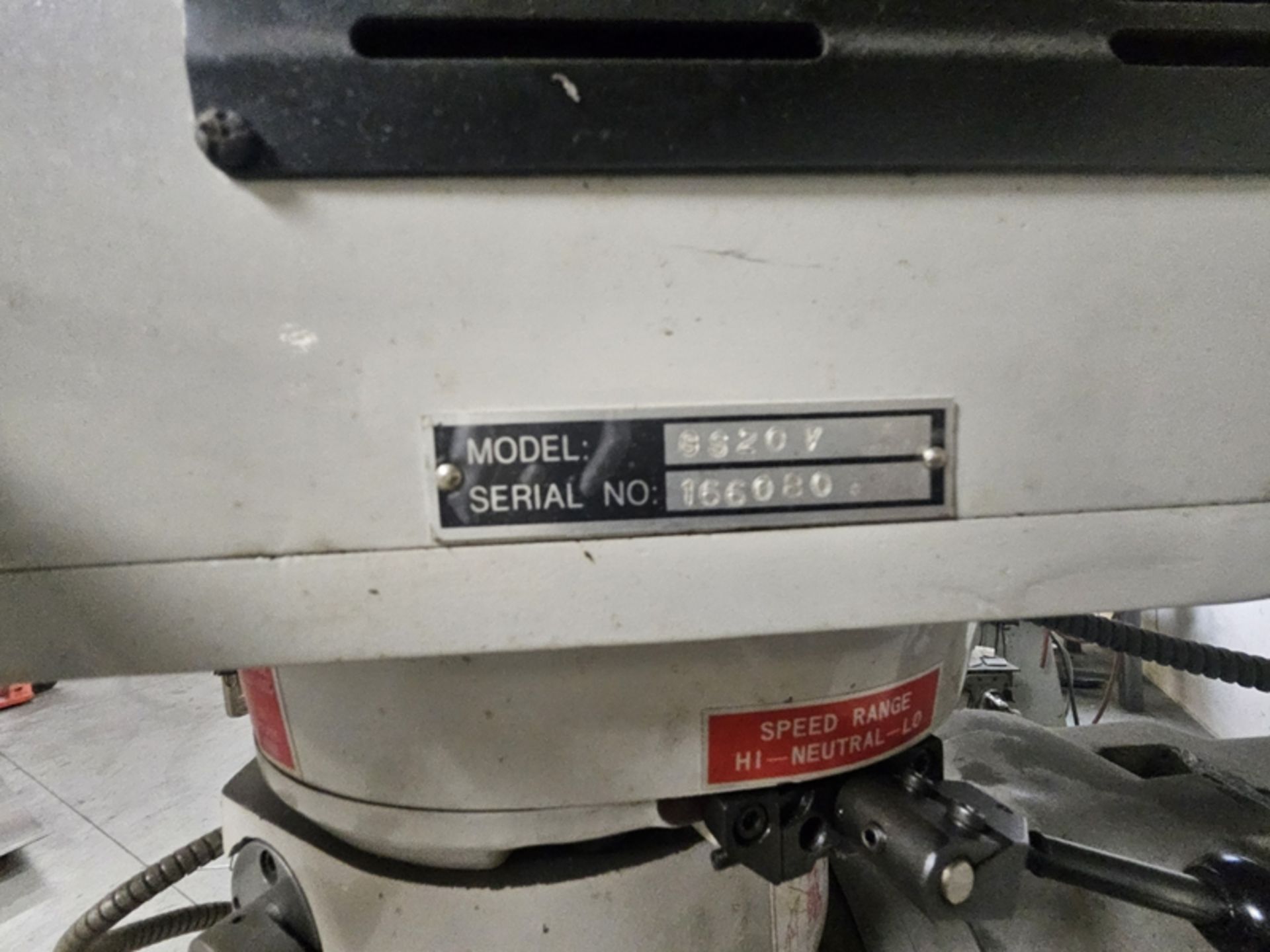 VECTRAX milling machine Model: GS20V