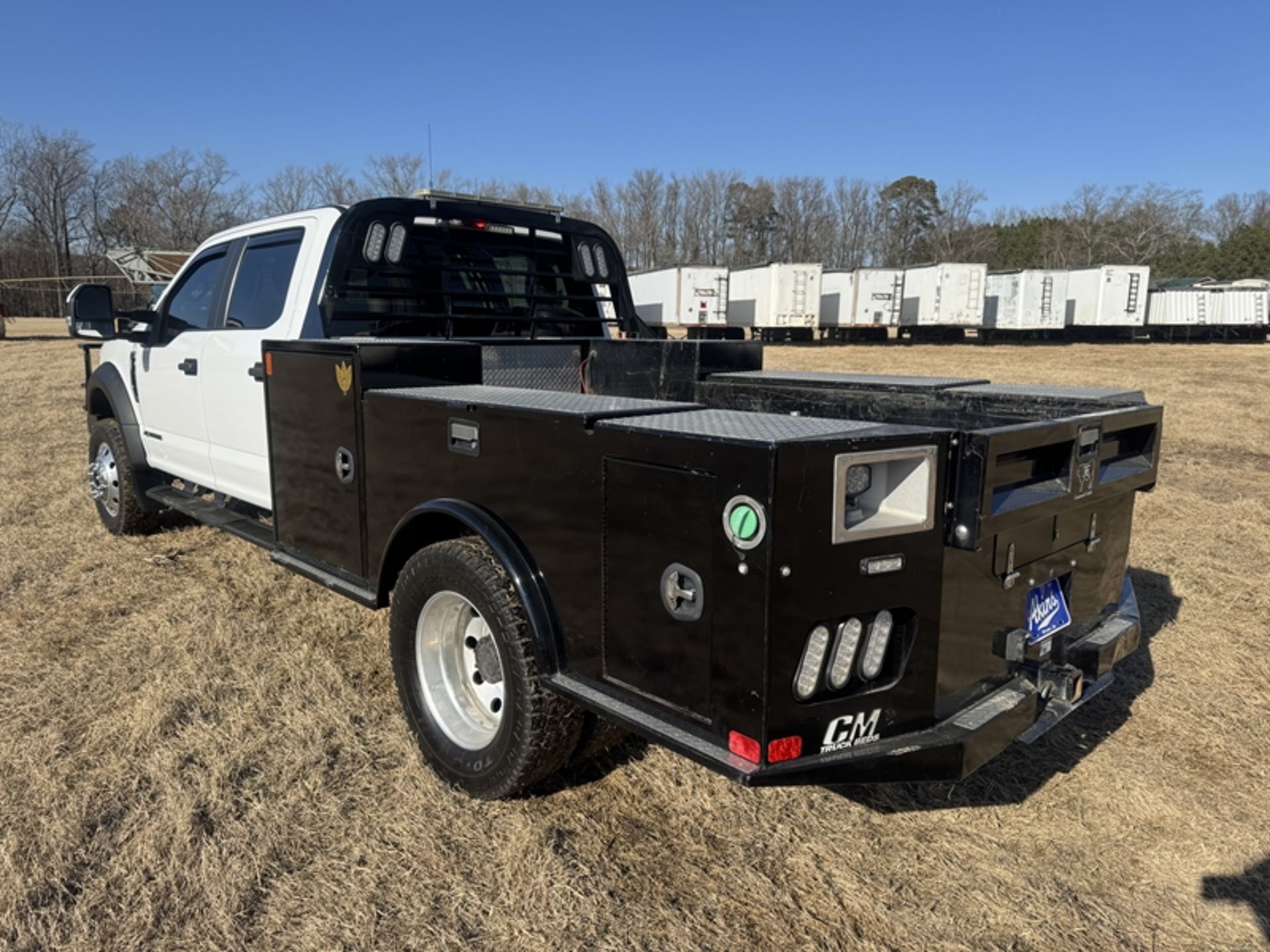 2022 FORD F-450 XL crew cab service truck, 6.7L dsl, 4wd, CM Truck Beds ...