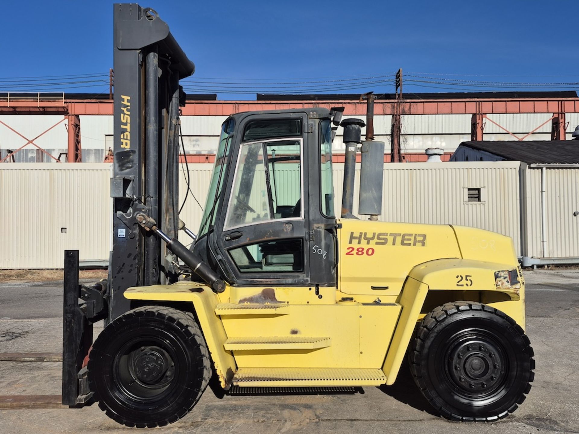 Make: Hyster, Model: H280HD, SN: G007E01810B, Perkins Diesel Engine ...