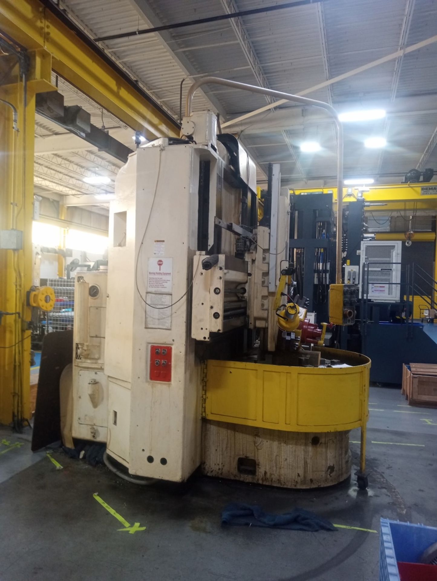 Bullard model 75 vertical boring mill (ken191). 46" table diameter ...