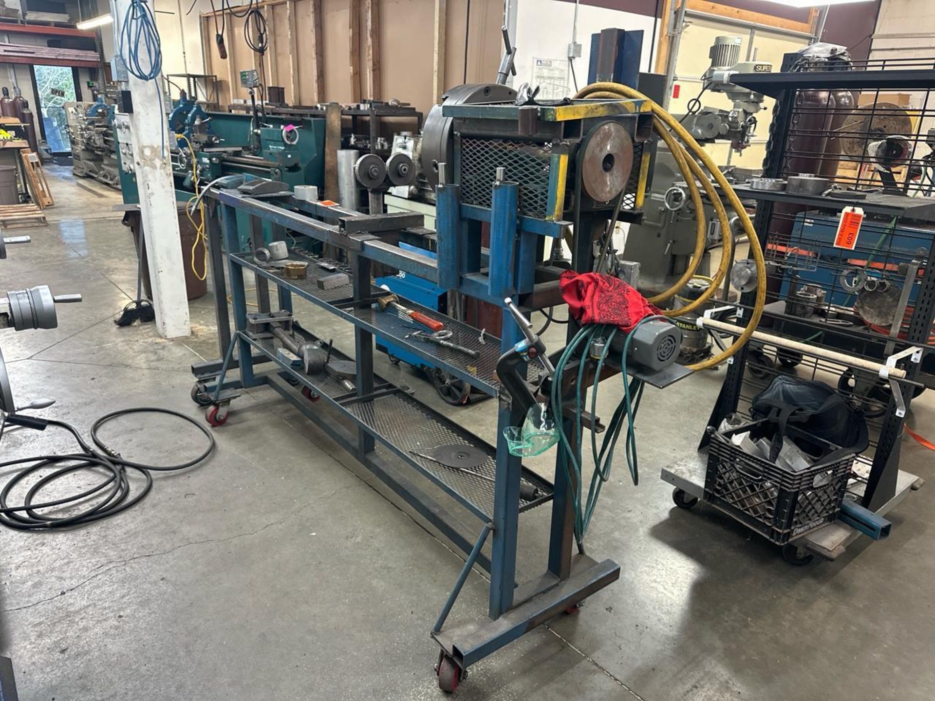 Heavy Duty Rolling Welding / Turning Positioner w/12” 3-Jaw Chuck, inv: 604