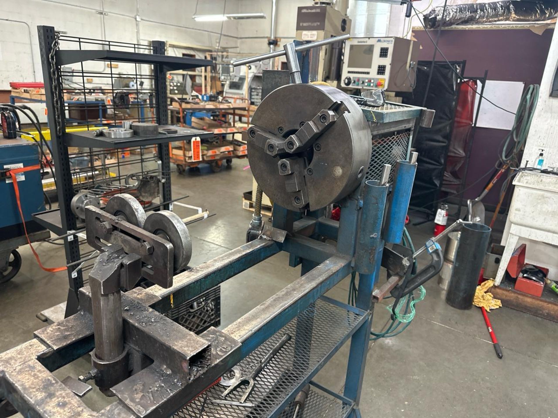 Heavy Duty Rolling Welding / Turning Positioner w/12” 3-Jaw Chuck, inv: 604