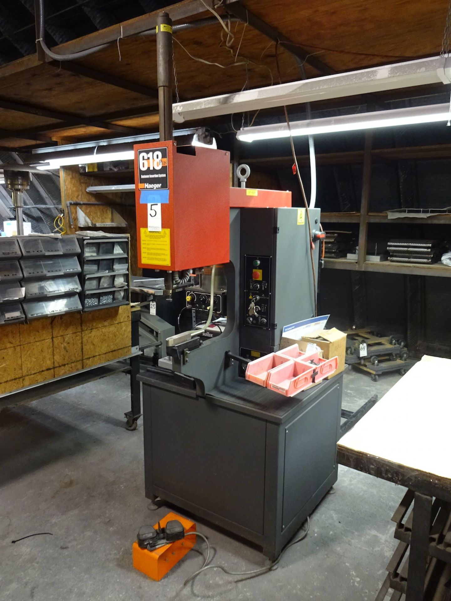 2010 HAEGER 6 TON MODEL 618 PLUS-L HARDWARE INSERTION SYSTEM S/N ...