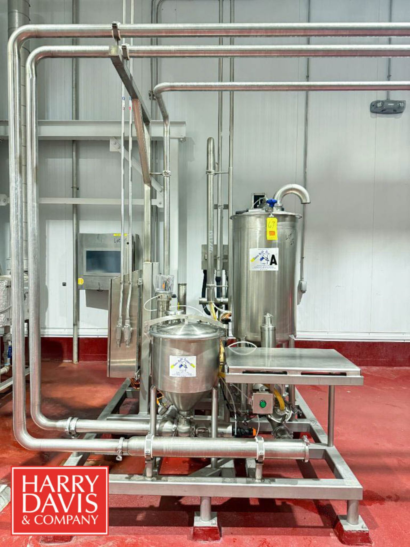 2018 Semi-Bulk Systems Skidded Semi-Bulk Liquid Mixing System, S/N ...