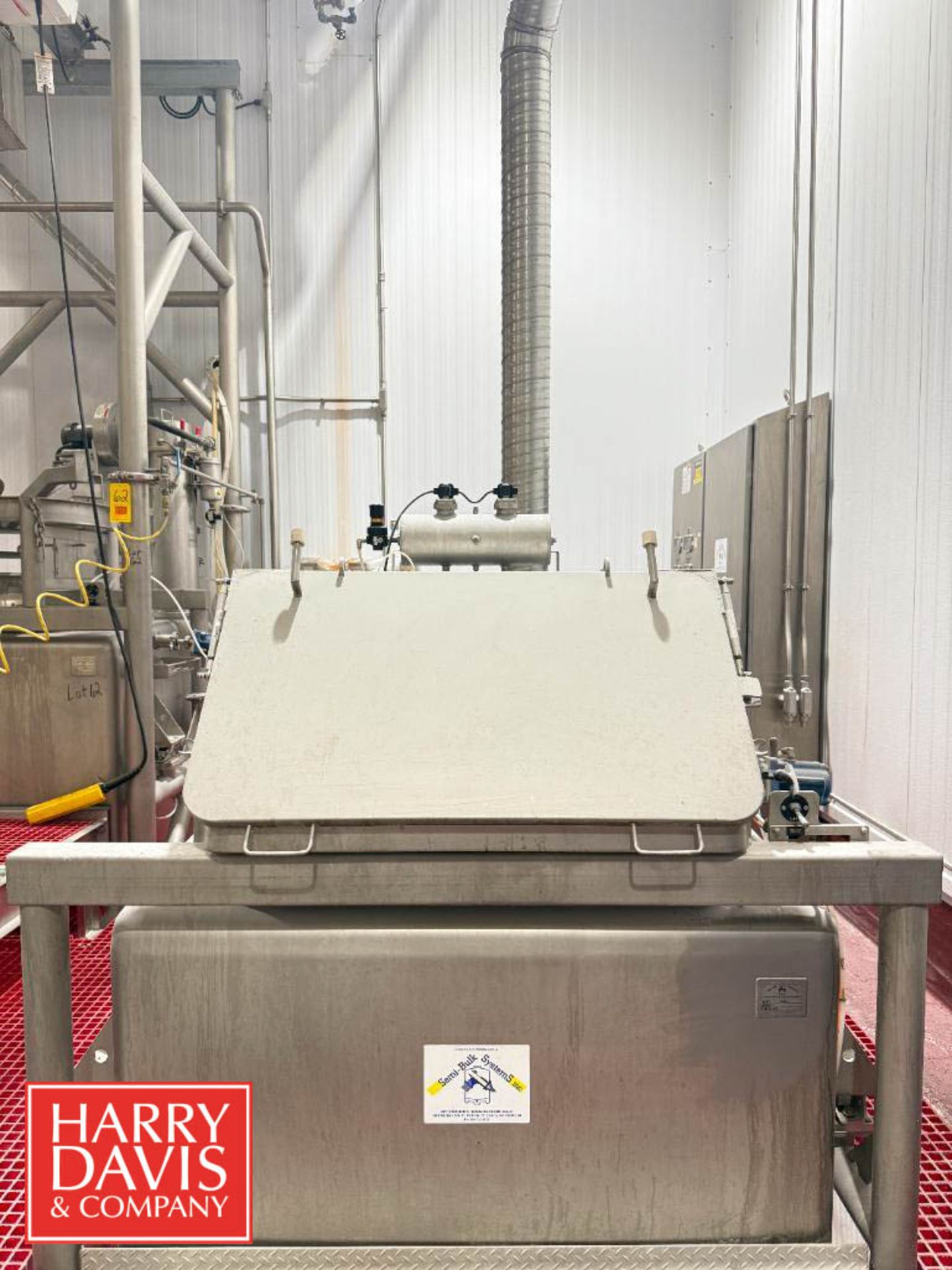 2018 Semi-Bulk Systems S/S Powder Bag Dump Hopper System, Model: S6319 ...