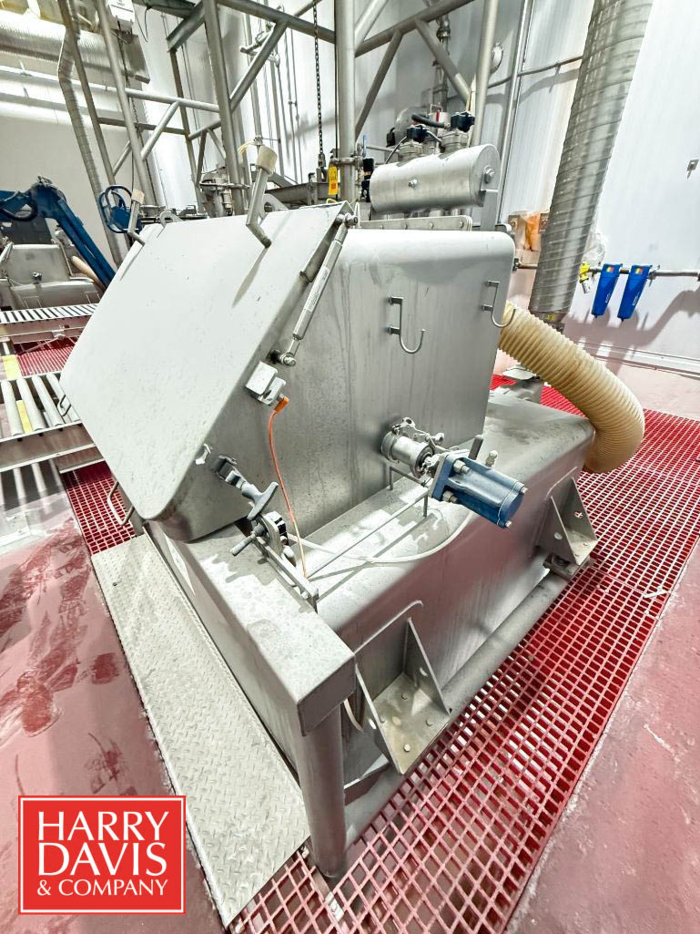 2018 Semi-Bulk Systems S/S Powder Bag Dump Hopper System, Model: S6319 ...