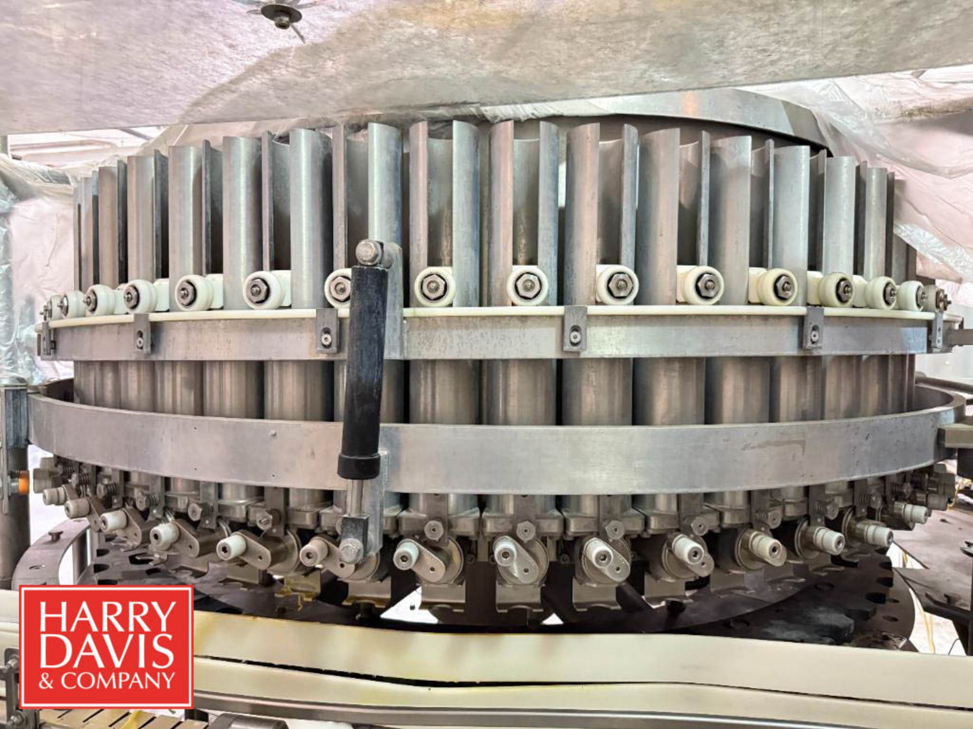 Elmar 54-Head Rotary Piston Filler, Model: RPE-754 1 LH, S/N: EM01-2701 ...