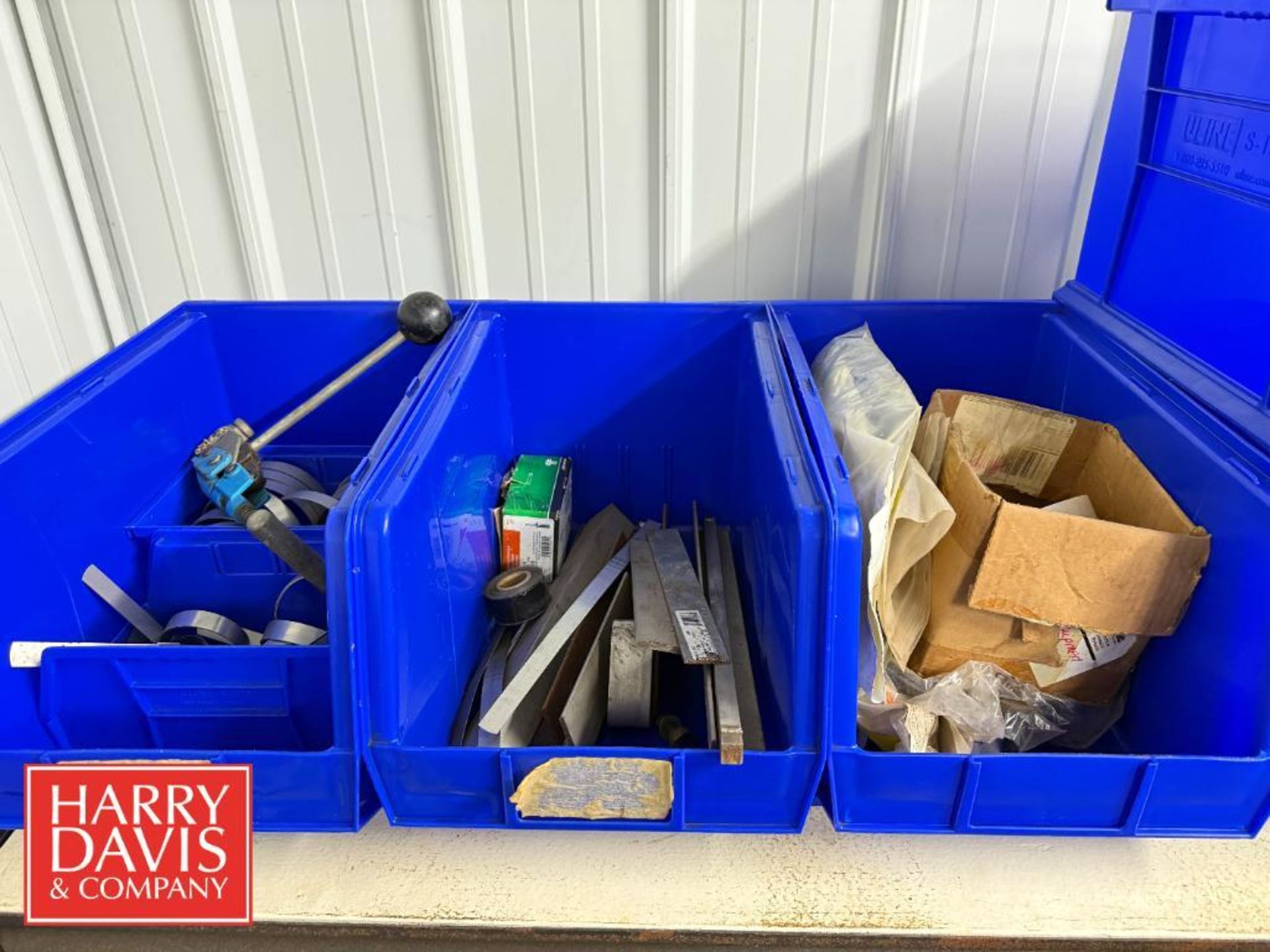 Shelf with Contents, Including: Vat Parts, Pump Parts, Valves, Fittings ...