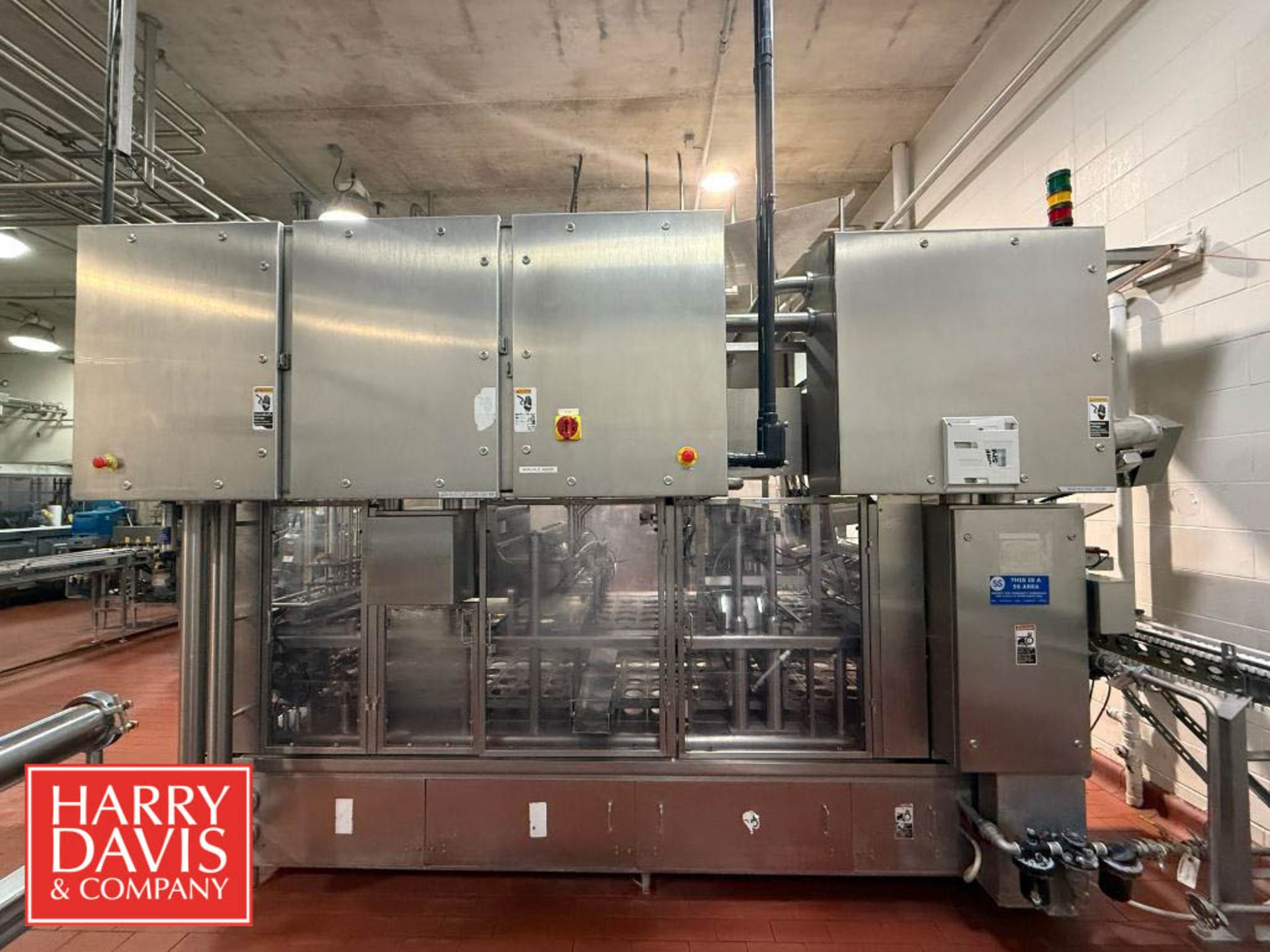 Modern Packaging 4-Lane Filler (6-12oz), S/N: MP880 with S/S Base ...