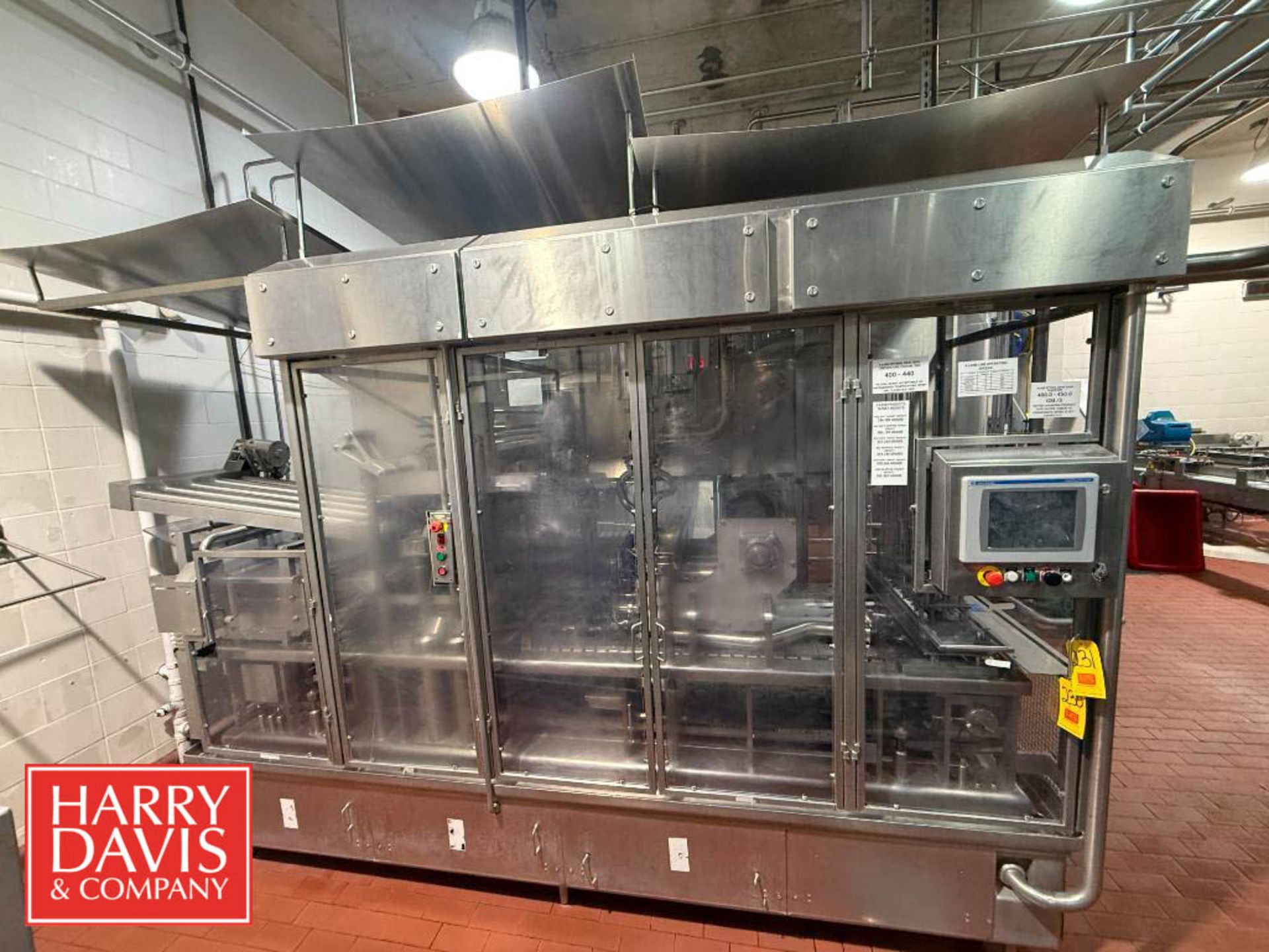 Modern Packaging 4-Lane Filler (6-12oz), S/N: MP880 with S/S Base ...