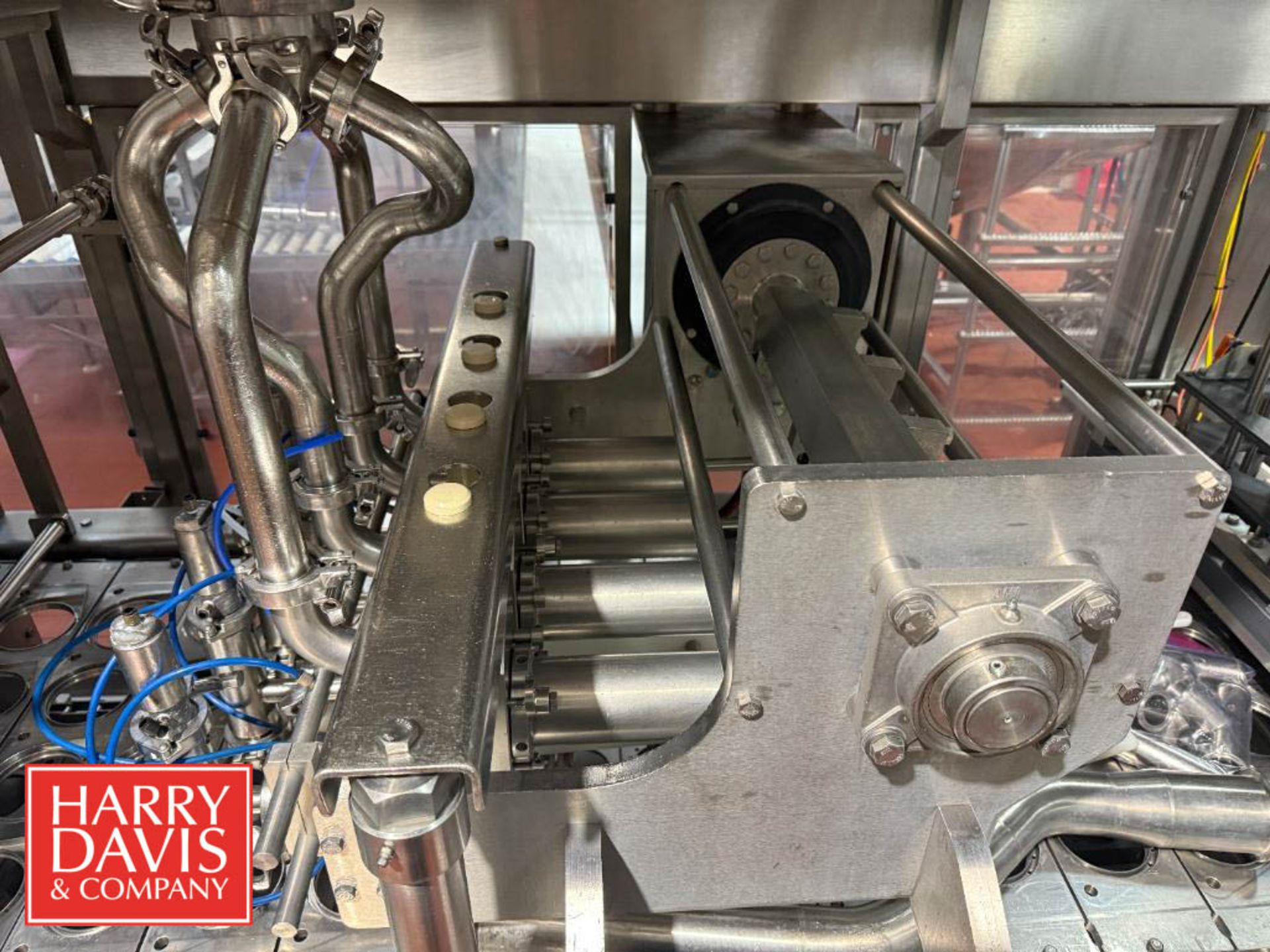Modern Packaging 4-Lane Filler (6-12oz), S/N: MP880 with S/S Base ...