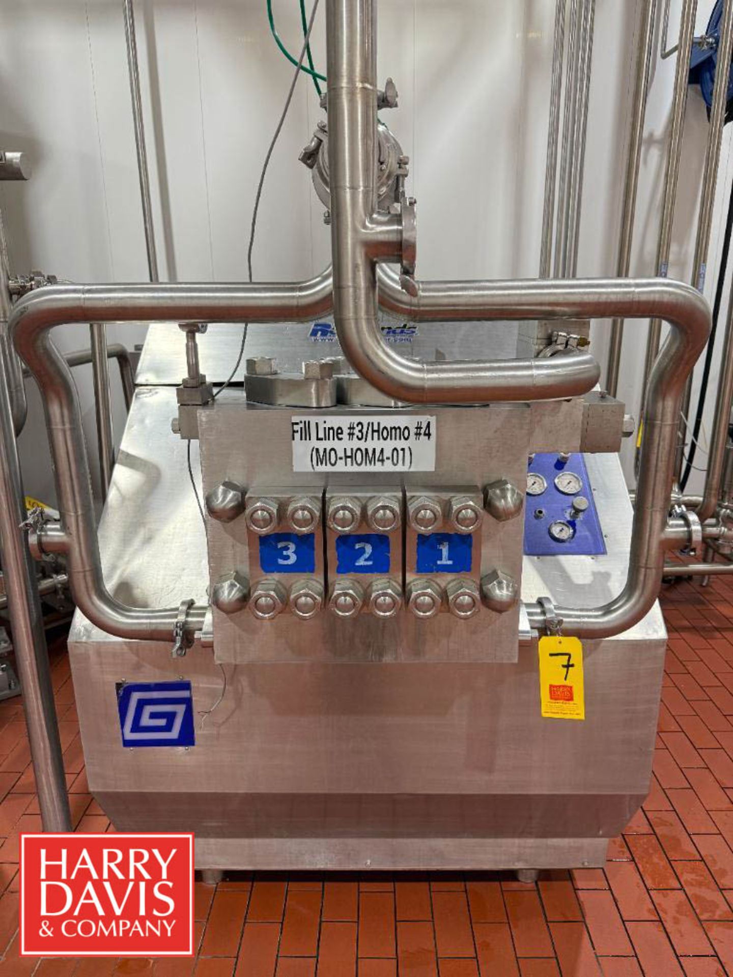APV Gaulin 2-Stage Homogenizer, Model: MS45