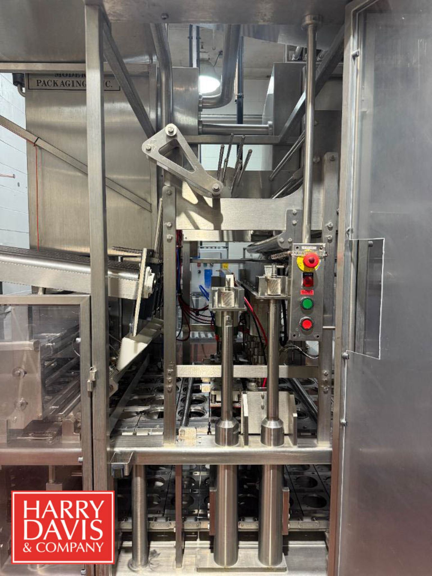 Modern Packaging 4-Lane Filler (6-12oz), S/N: MP880 with S/S Base ...