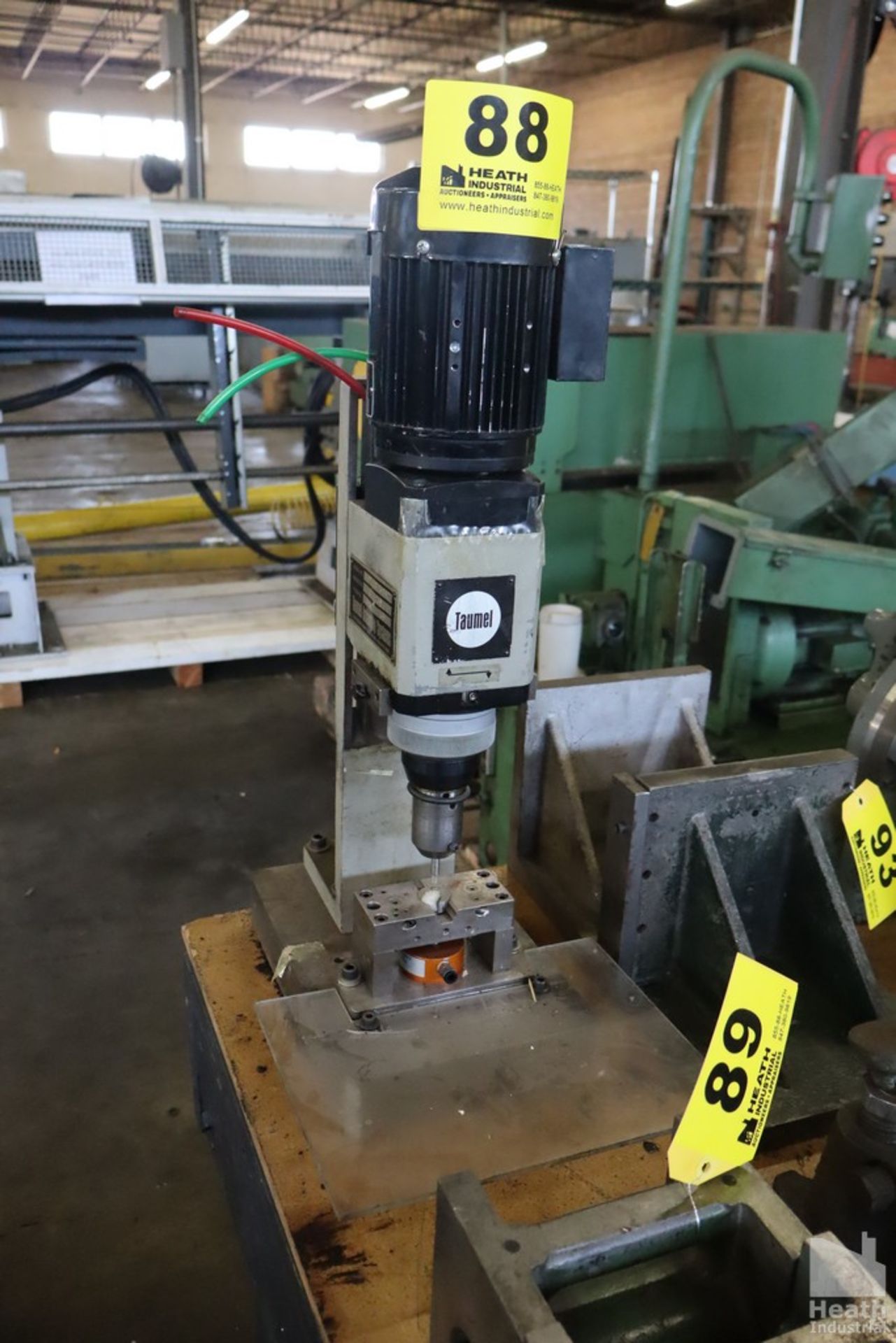 TAUMEL MODEL T-125M BENCH TOP HIGH SPEED PNEUMATIC DRILL
