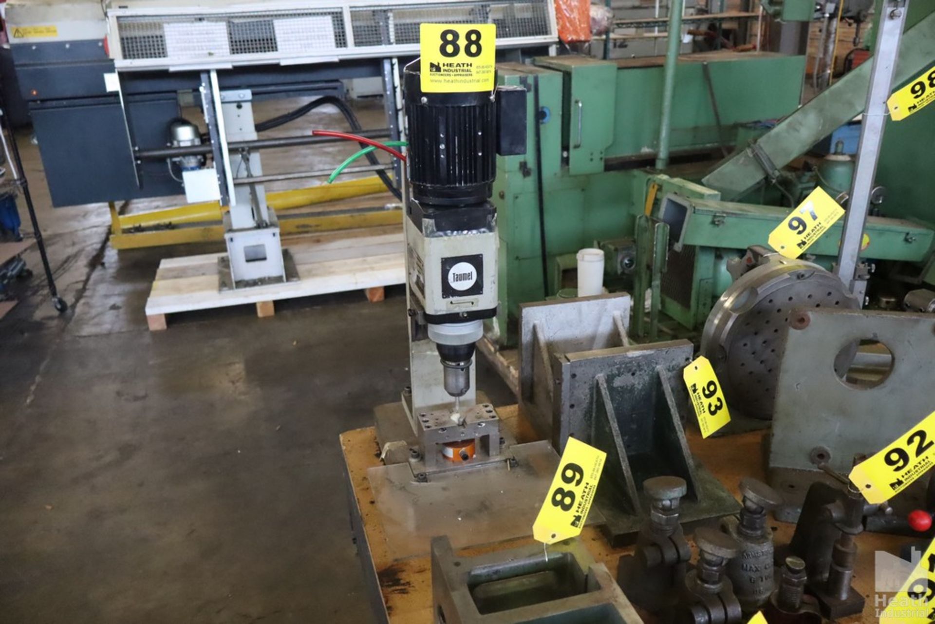 TAUMEL MODEL T-125M BENCH TOP HIGH SPEED PNEUMATIC DRILL