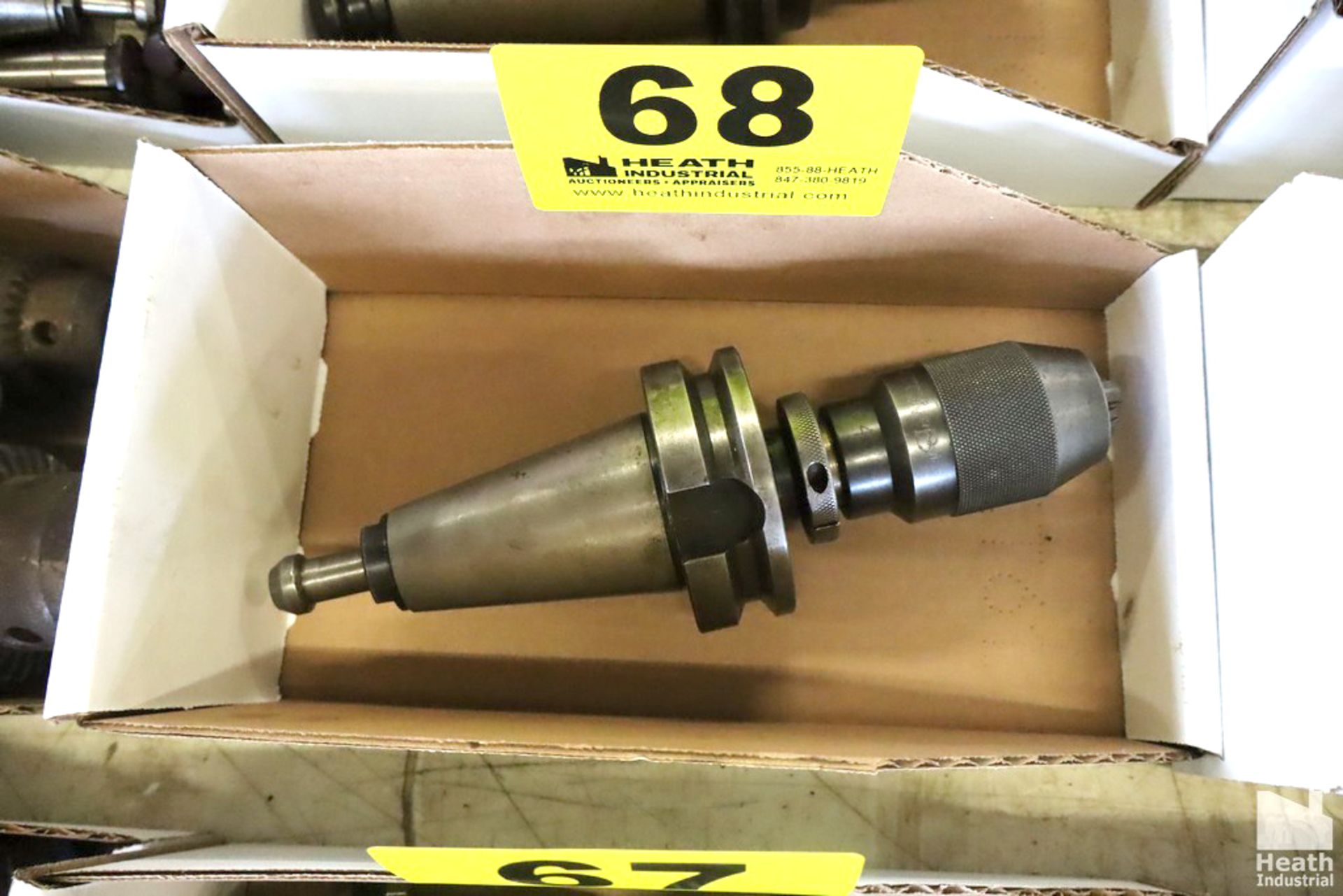 BT45 TOOL HOLDER WITH ALBRECHT 1/32" TO 1/2" KEYLESS DRILL CHUCK
